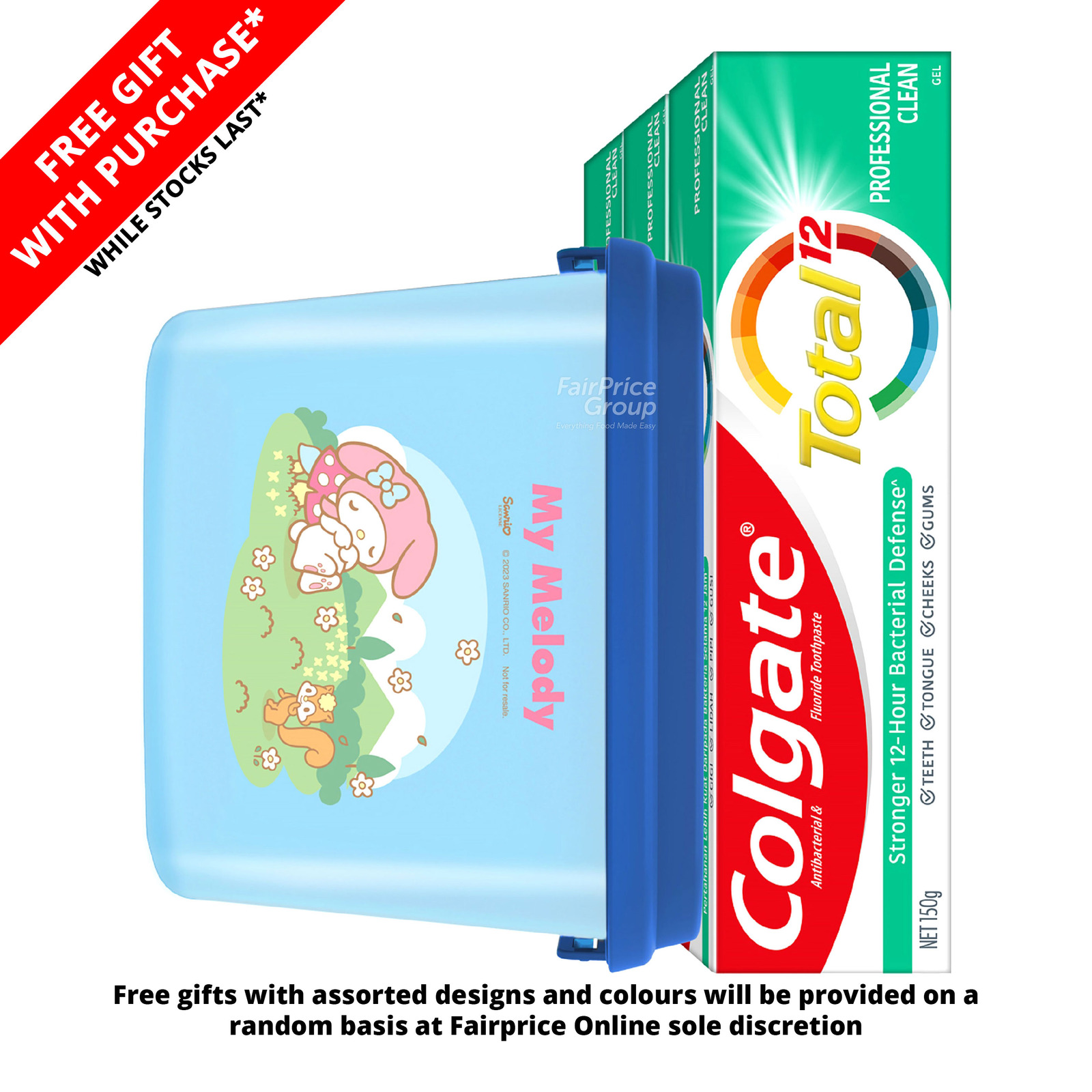 Colgate Total Professional Clean Gel Toothpaste + Food Container | NTUC ...