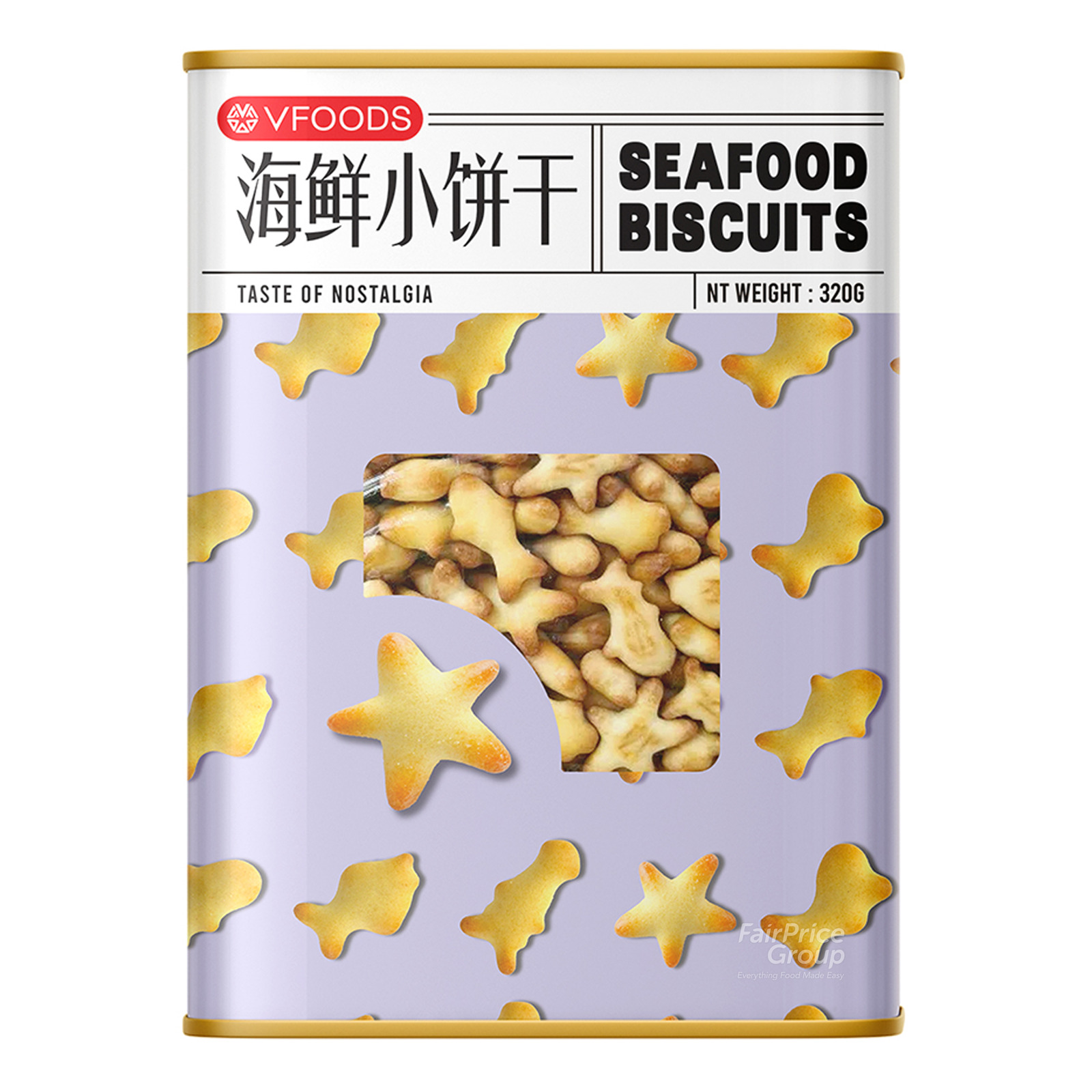 Variety Food Mini Tins Biscuits - Seafood Biscuits | NTUC FairPrice