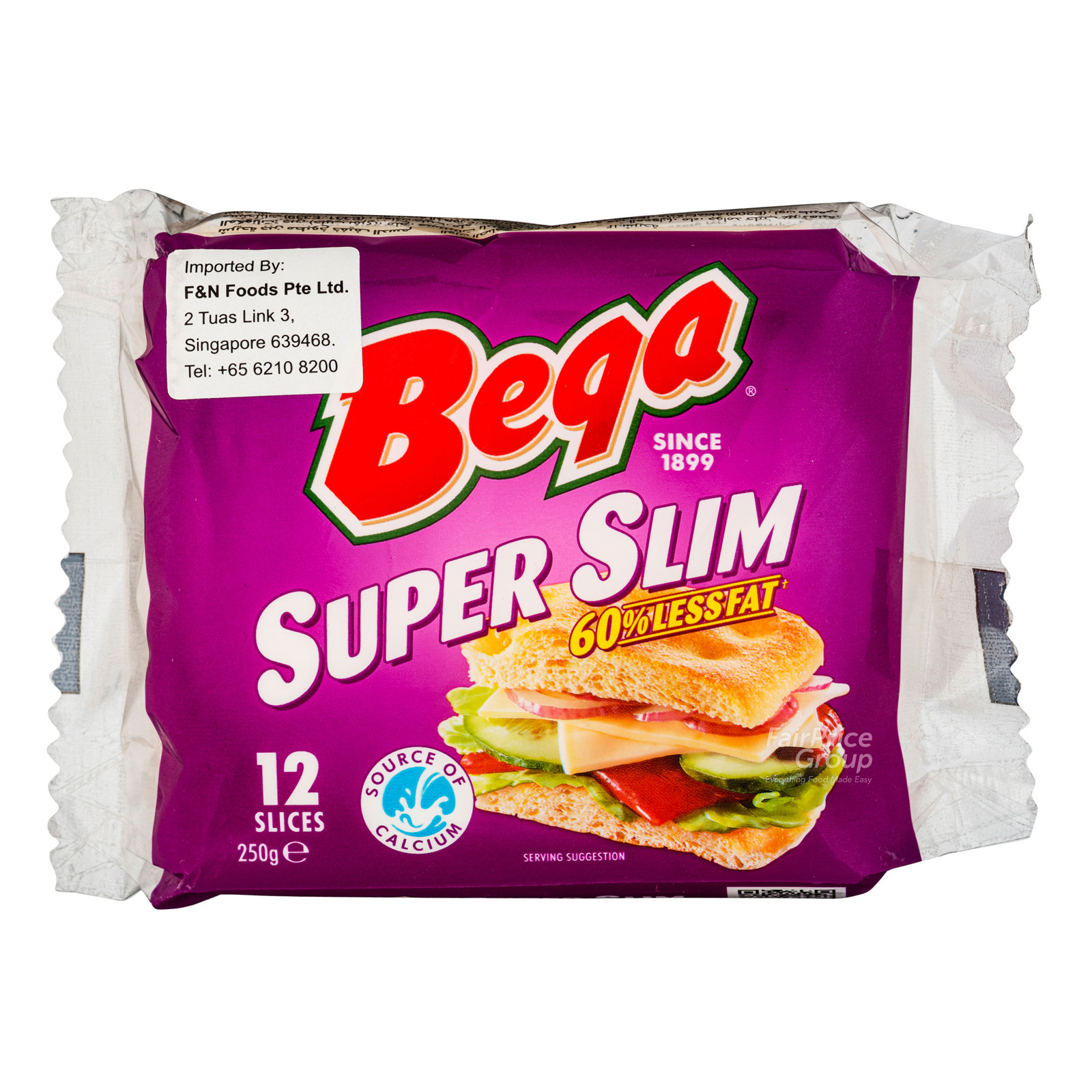 Bega Super Slim Cheese - Slices | NTUC FairPrice