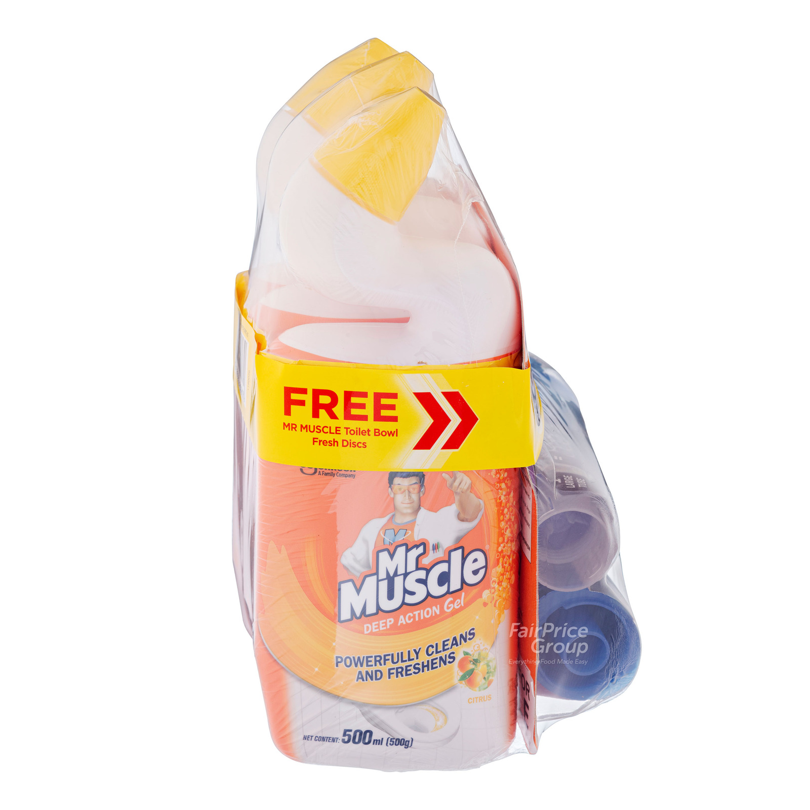 Mr Muscle Deep Action Gel - Citrus + Fresh Disc | NTUC FairPrice
