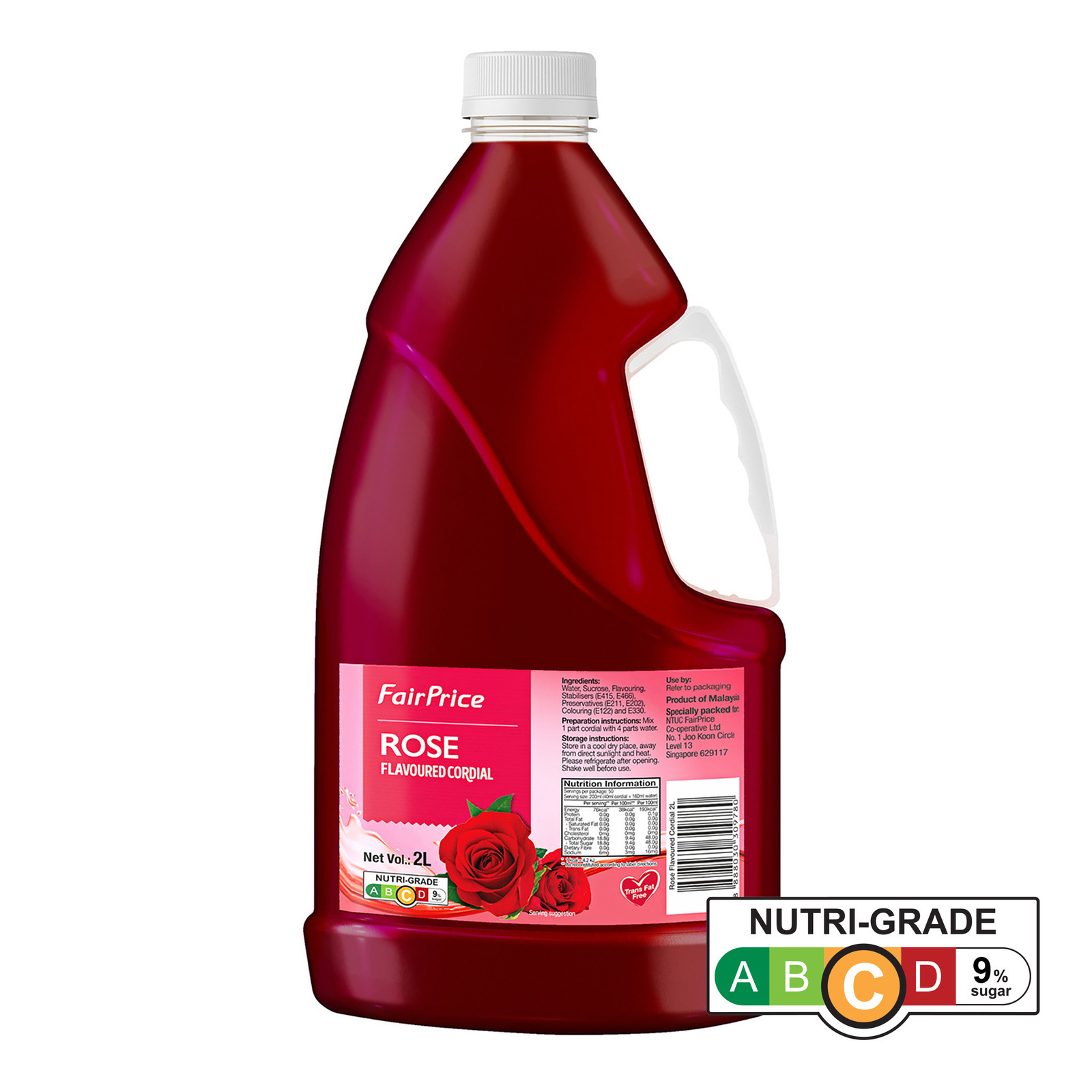 Fairprice Cordial Juice - Rose | NTUC FairPrice