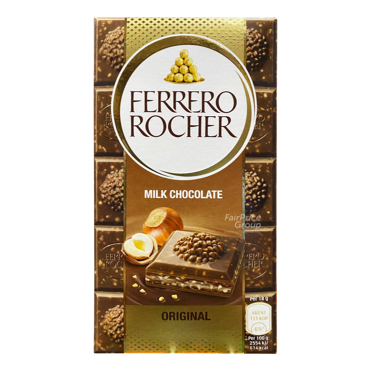 Ferrero Rocher Milk Chocolate Tablet - Original | NTUC FairPrice