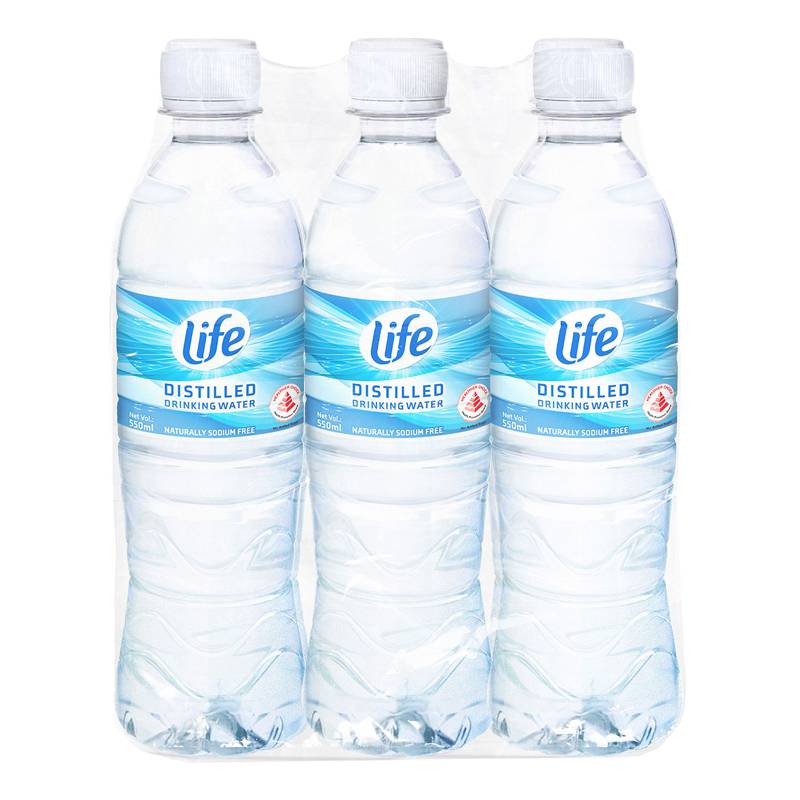 Life 100% Pure Distilled Bottle Water | NTUC FairPrice