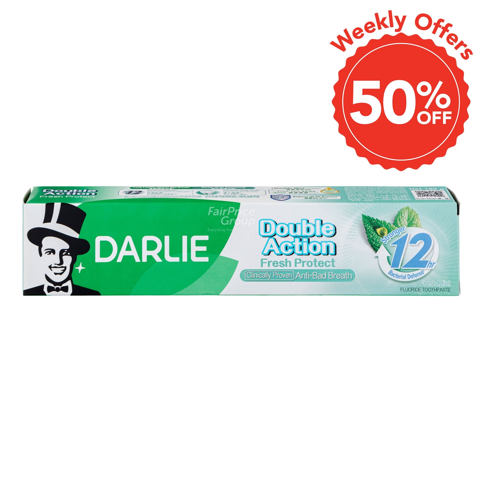 Darlie Double Action Toothpaste - Fresh Protect | NTUC FairPrice