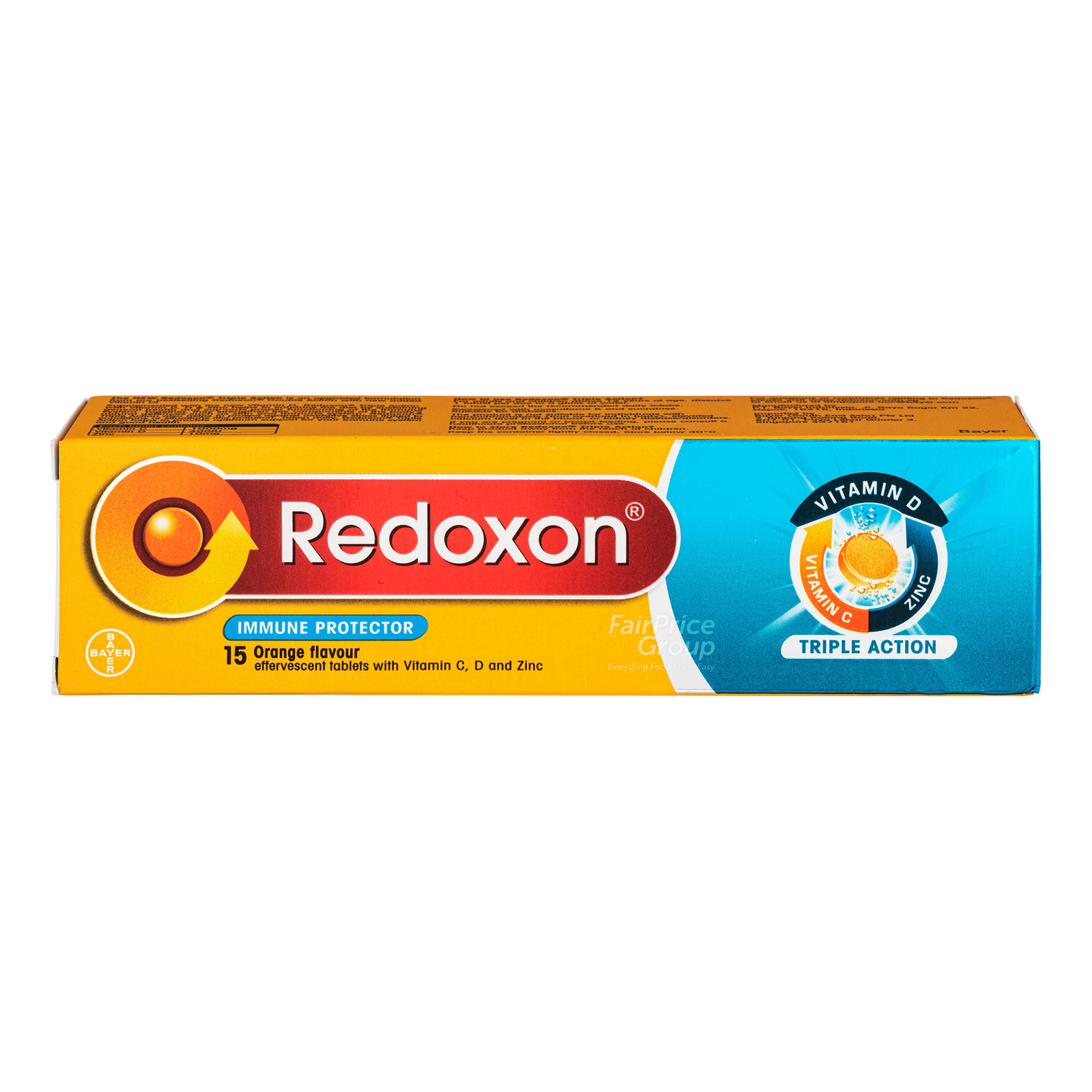 Redoxon Triple Action Effervescent Tablets - Orange | NTUC FairPrice