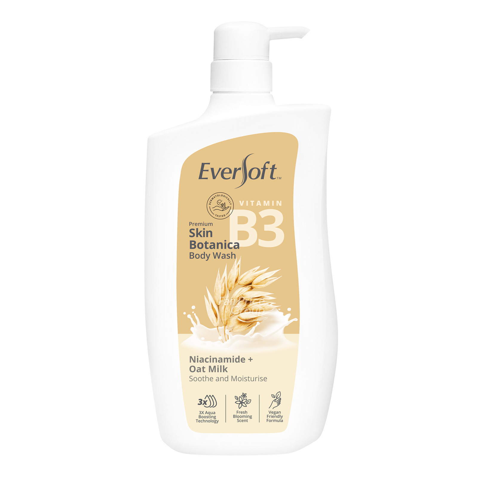 Eversoft Skin Botanica Body Wash - Niacinamide + Oat Milk | NTUC FairPrice