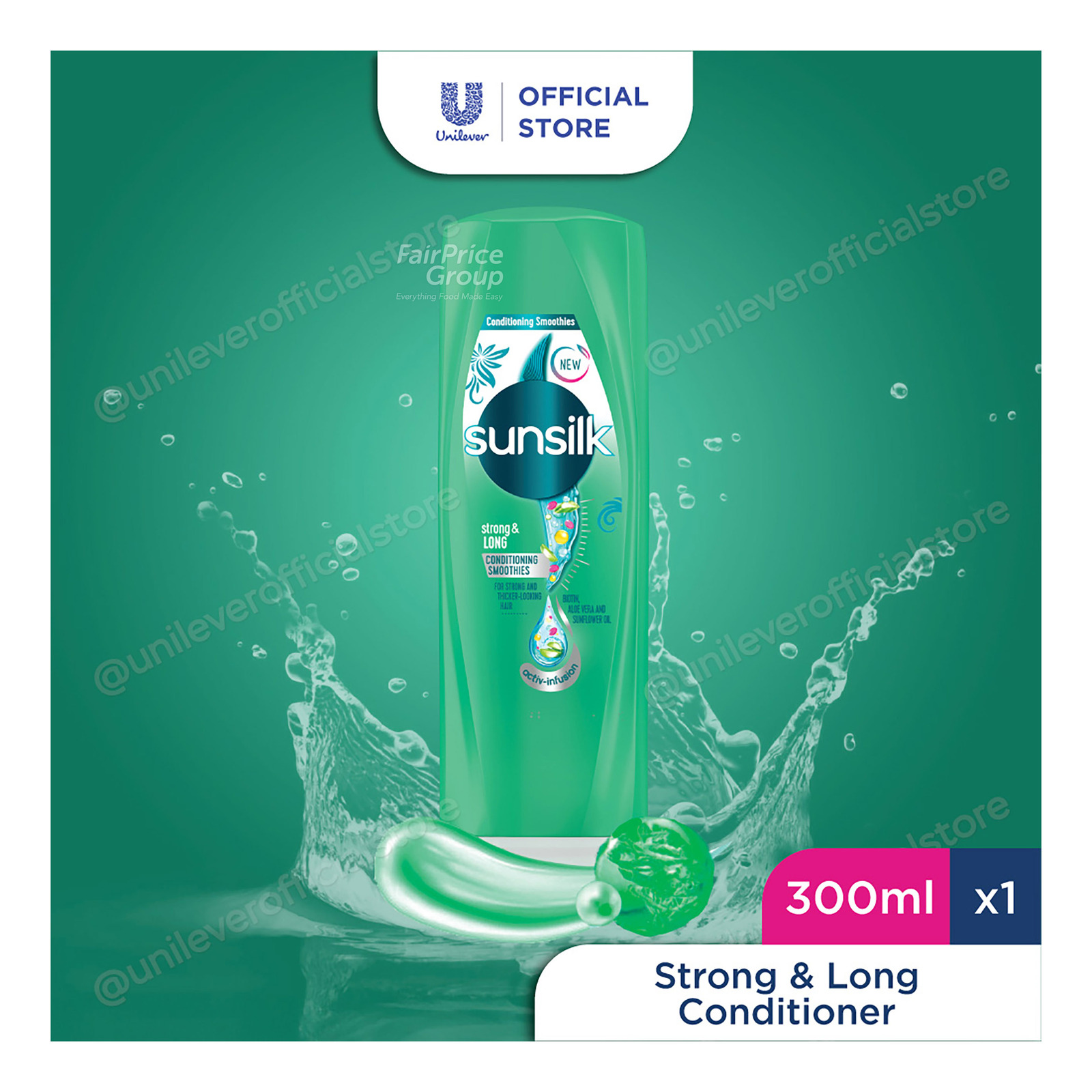 Sunsilk Conditioner - Strong & Long | NTUC FairPrice