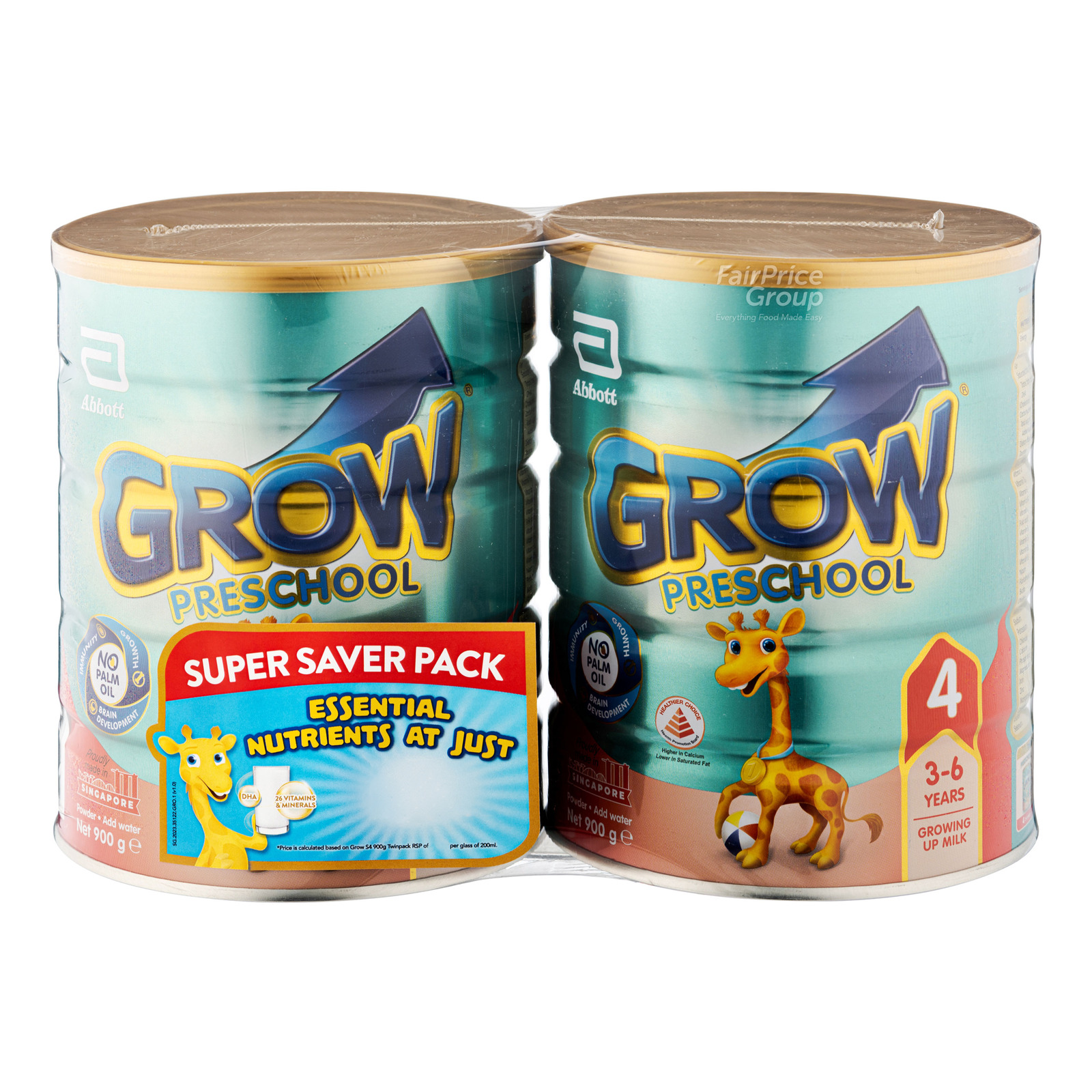 Abbott Grow Preschool Milk Formula - Stage 4 (Twin Pack) | NTUC FairPrice