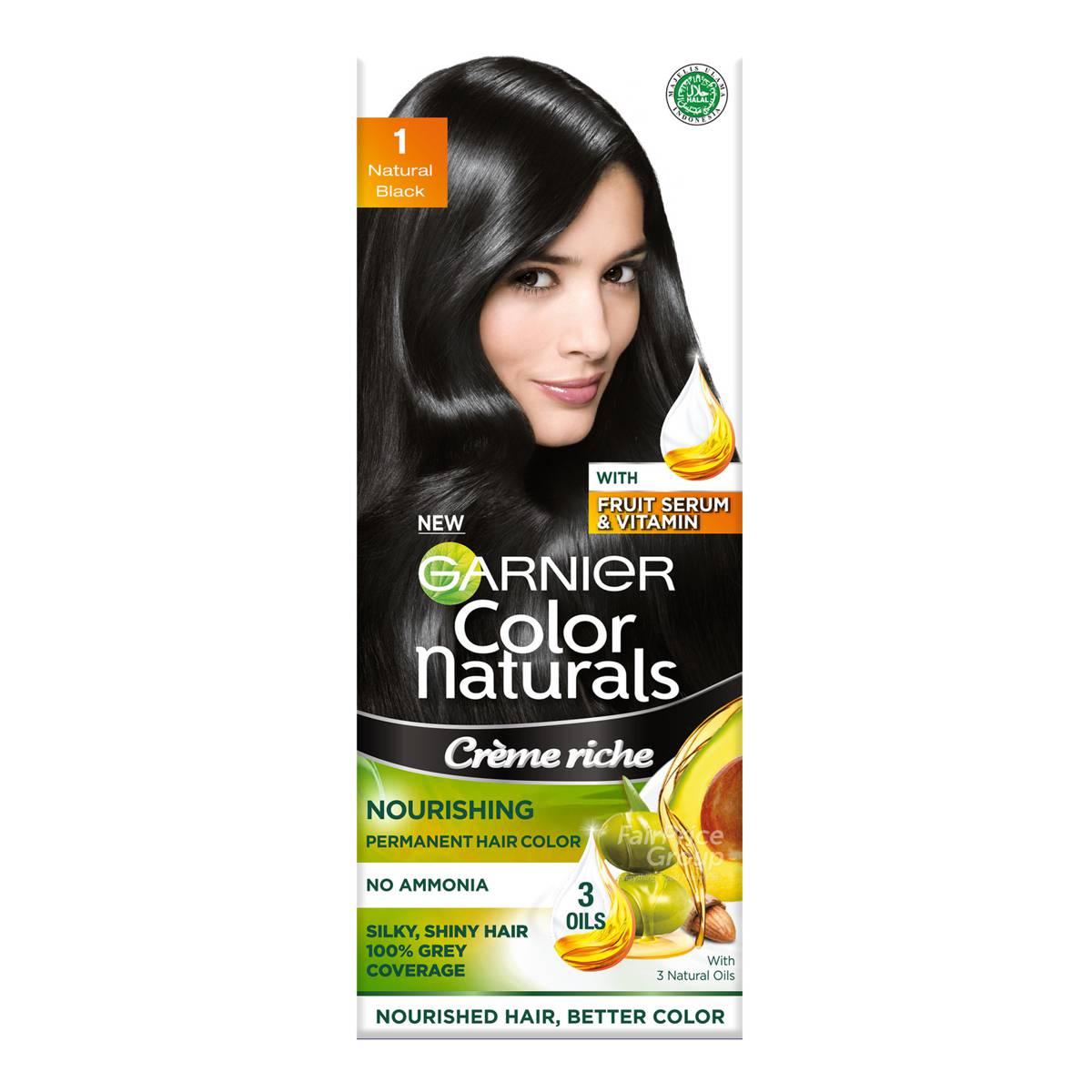 Garnier Color Naturals Cream - Natural Black | NTUC FairPrice