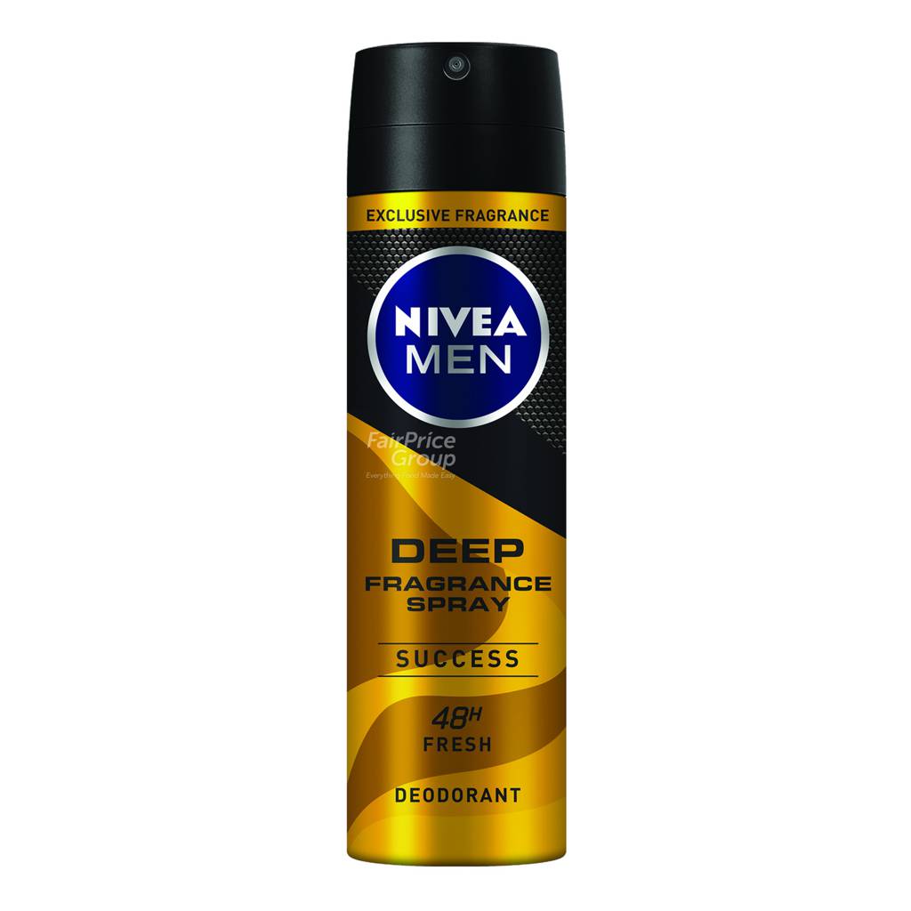 Nivea Men Deodorant Spray - Deep Fragrance Success | NTUC FairPrice