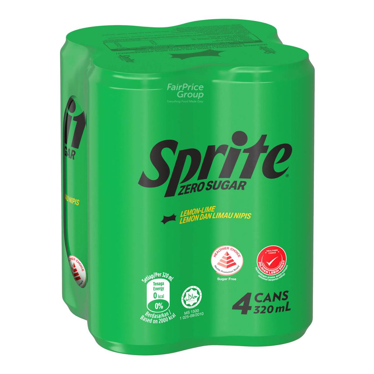 Sprite Sparkling Lemon Lime Can Drink - Zero Sugar | NTUC FairPrice
