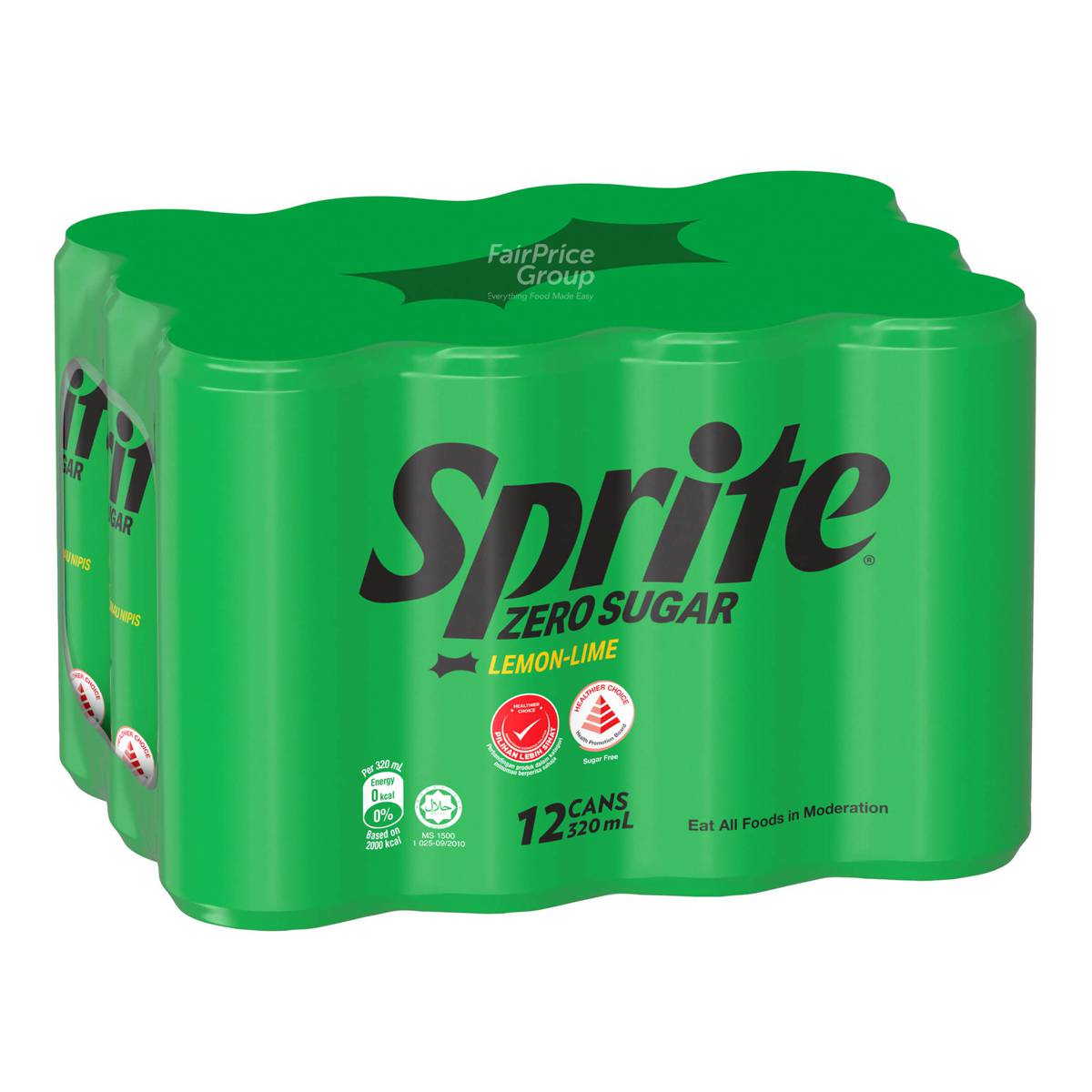 Sprite Sparkling Lemon Lime Can Drink - Zero Sugar | NTUC FairPrice