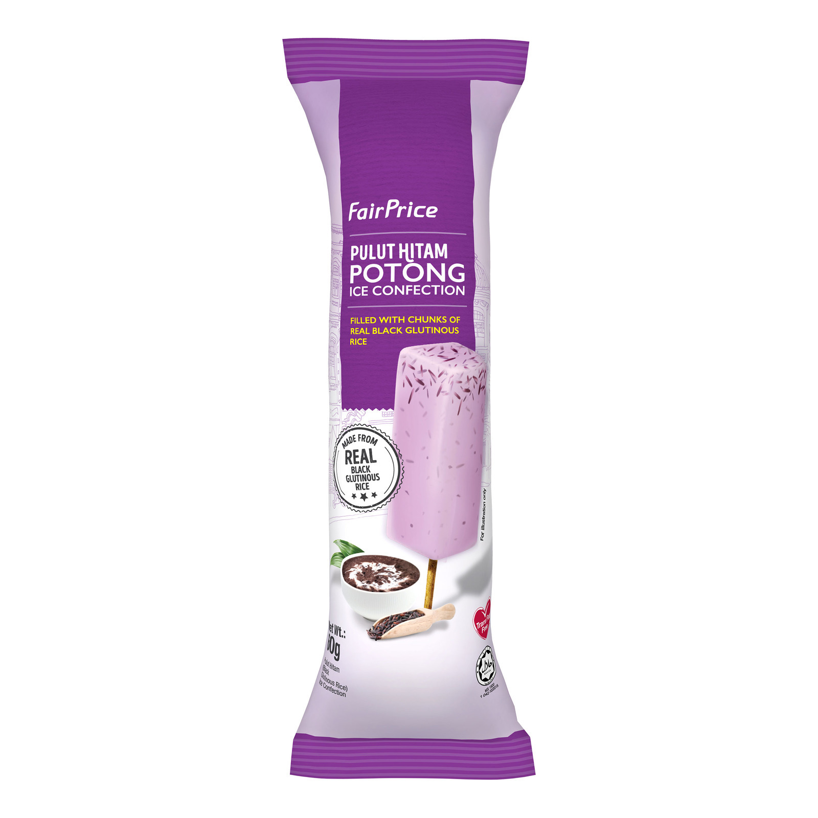 FairPrice Potong Ice Cream - Pulut Hitam | NTUC FairPrice