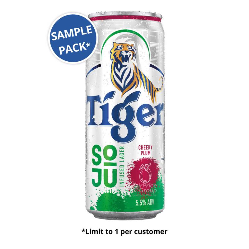 (Sample) Tiger Soju Infused Lager - Cheeky Plum | NTUC FairPrice