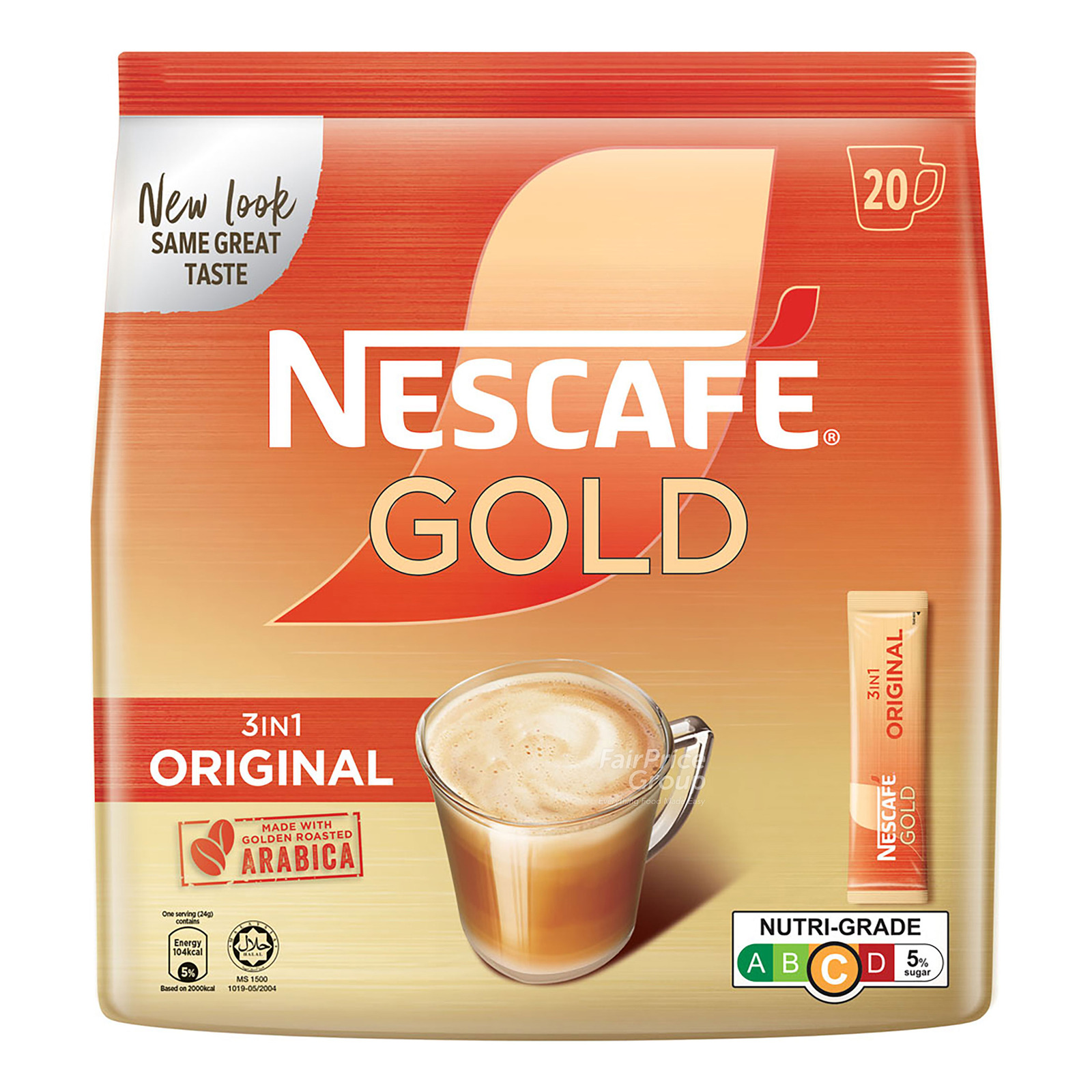 Nescafe Gold 3 in 1 Golden Roasted Arabica - Original | NTUC FairPrice