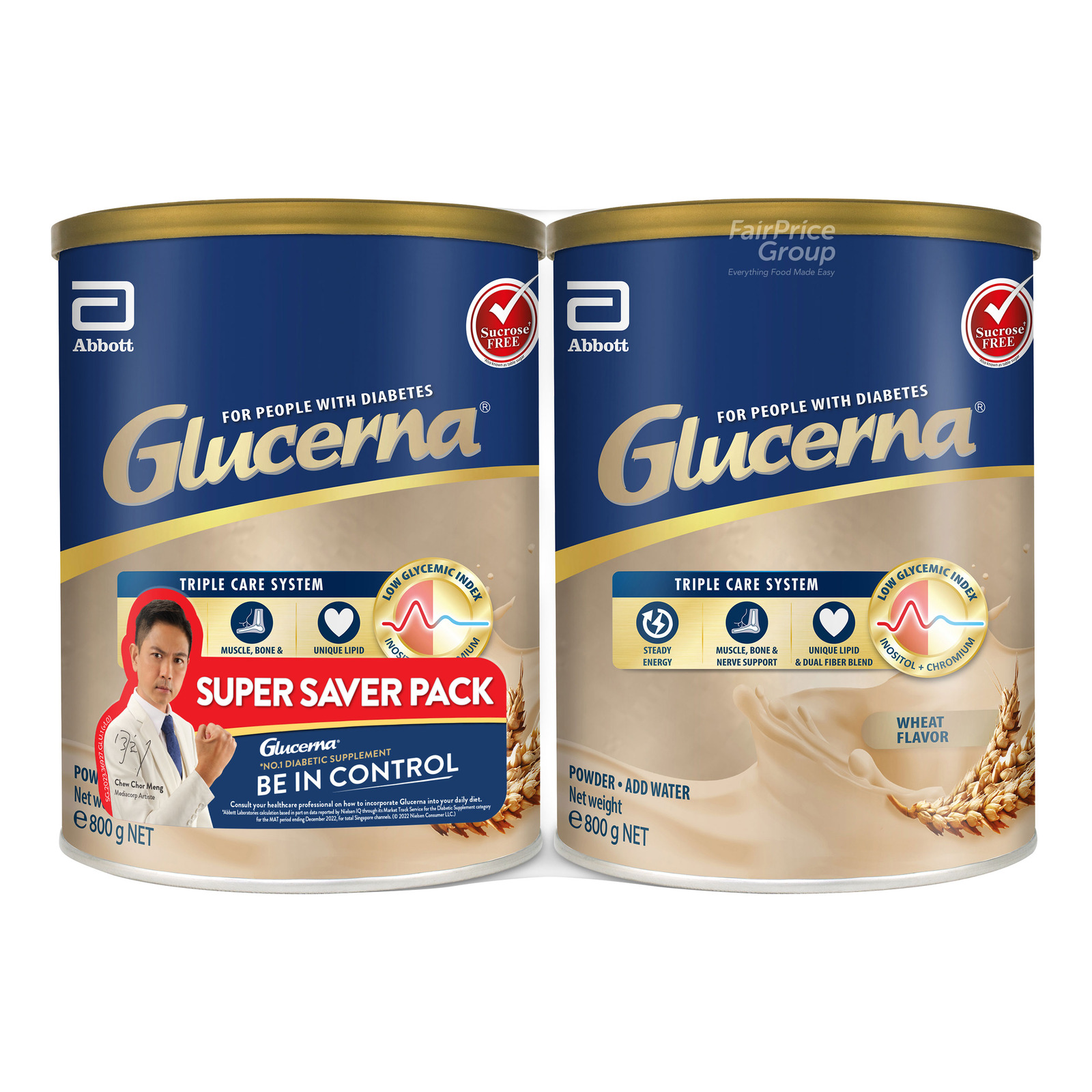 Abbott Glucerna Triple Care Milk Formula - Wheat | NTUC FairPrice