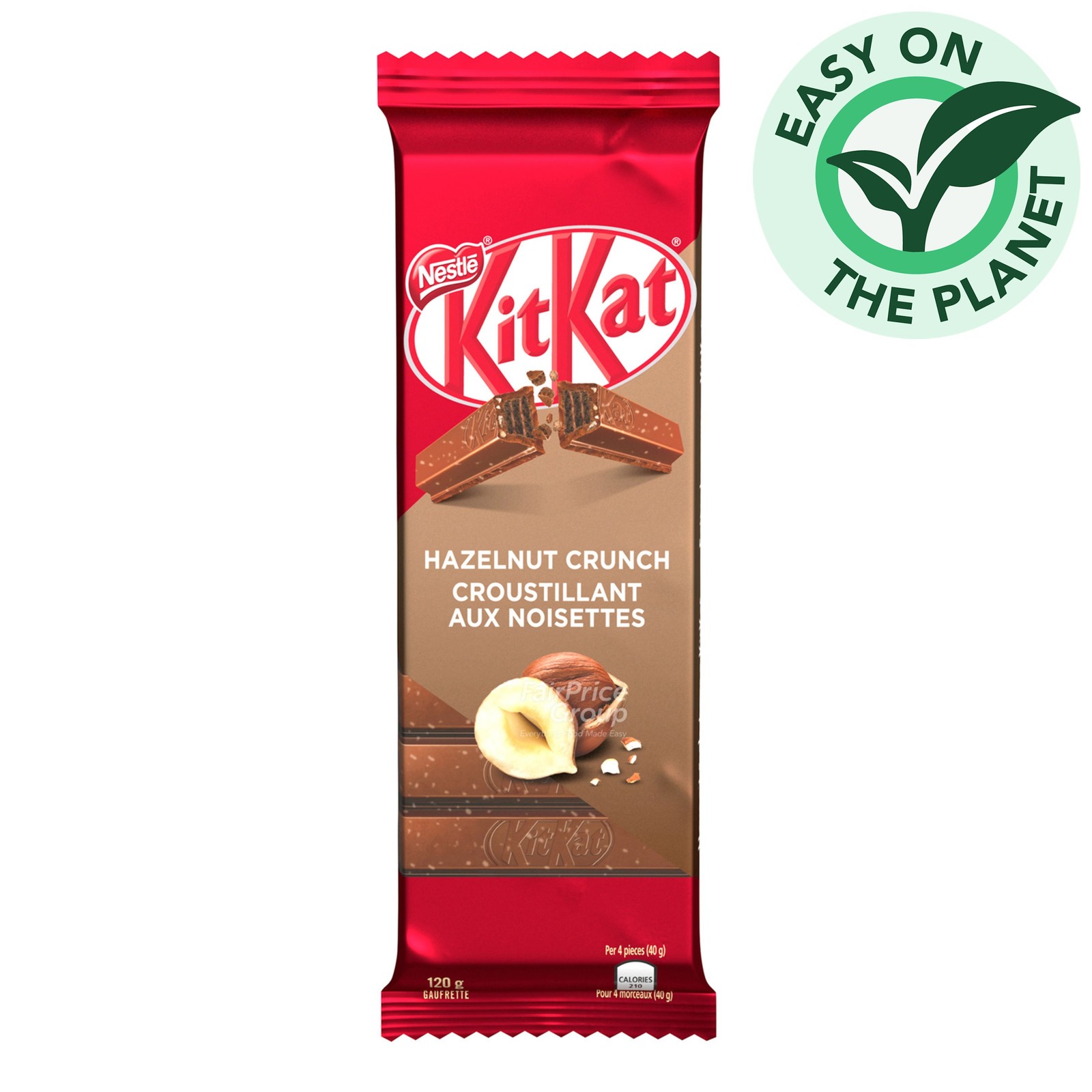 Nestle KitKat Chocolate Bar - Hazelnut Crunch | NTUC FairPrice