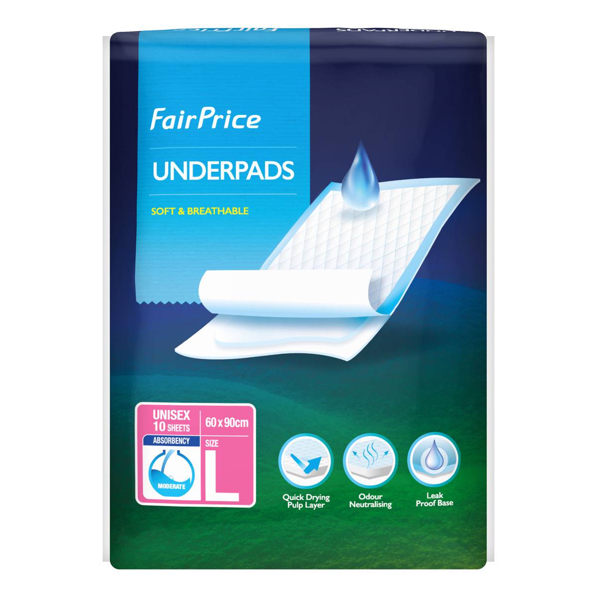 FairPrice Adult Underpads - L | NTUC FairPrice