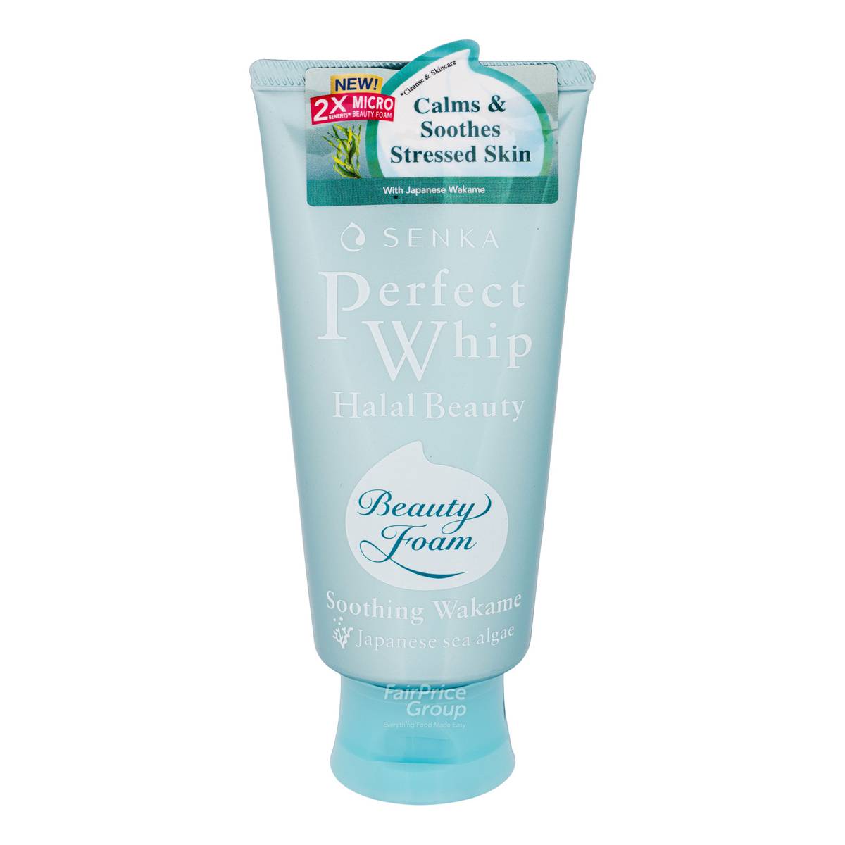 Senka Perfect Whip Soothing Wakame Cleanser - Halal Beauty | NTUC FairPrice