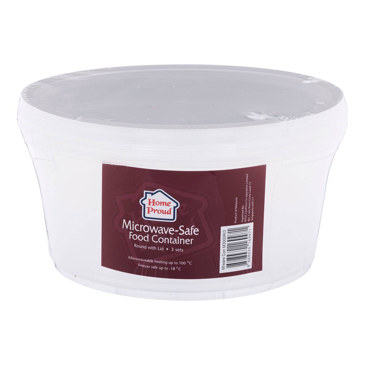 HomeProud Microwave-Safe Food Container - Round | NTUC FairPrice