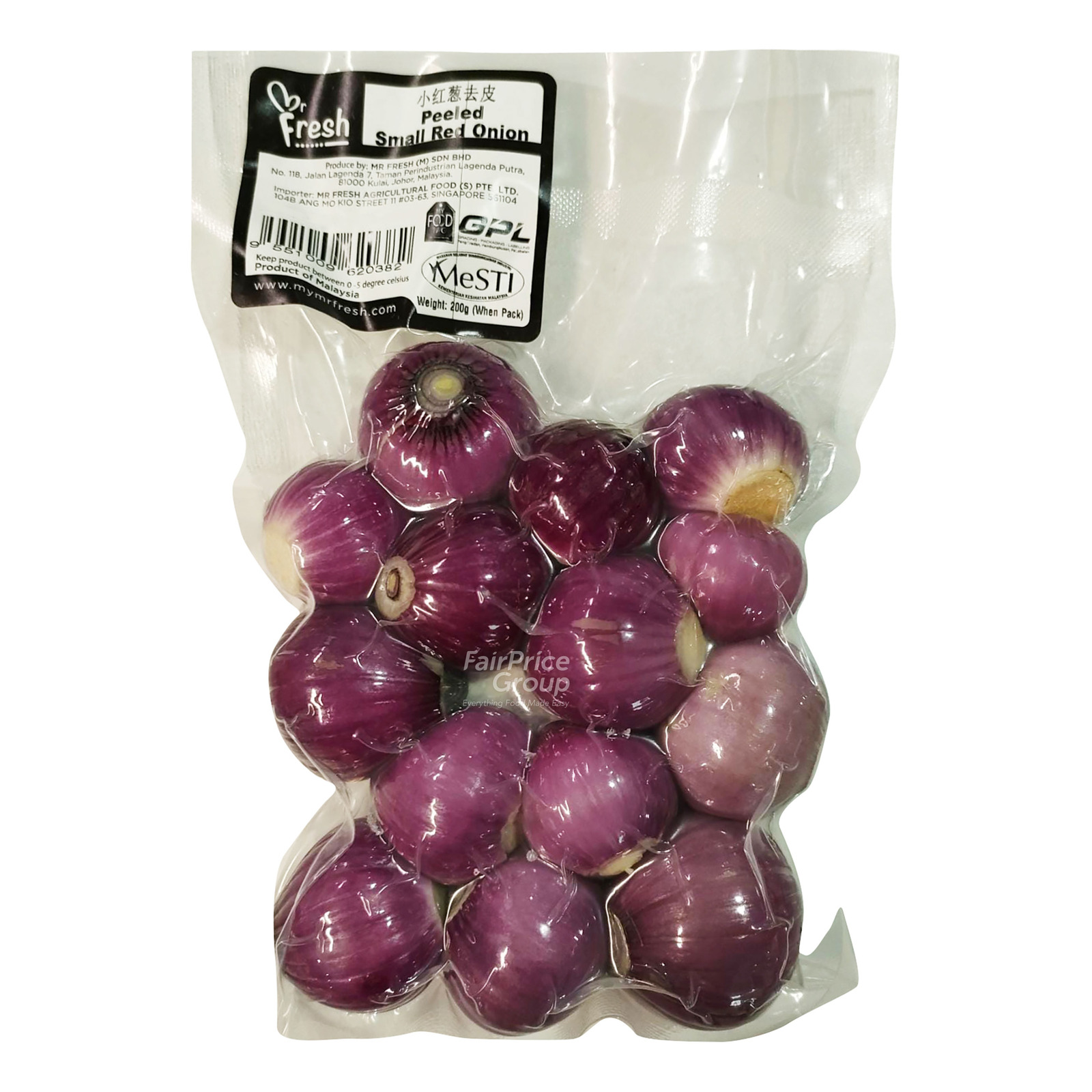 Mr Fresh Peeled Small Red Onion | NTUC FairPrice