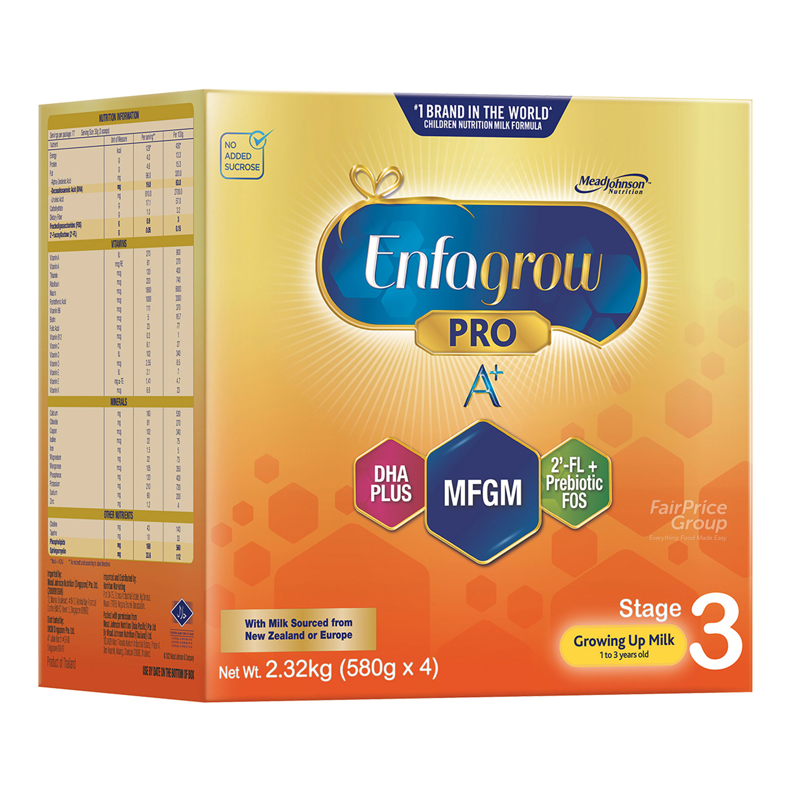 Enfagrow Pro A+ Growing Up Milk Powder Formula - Stage 3 | NTUC FairPrice