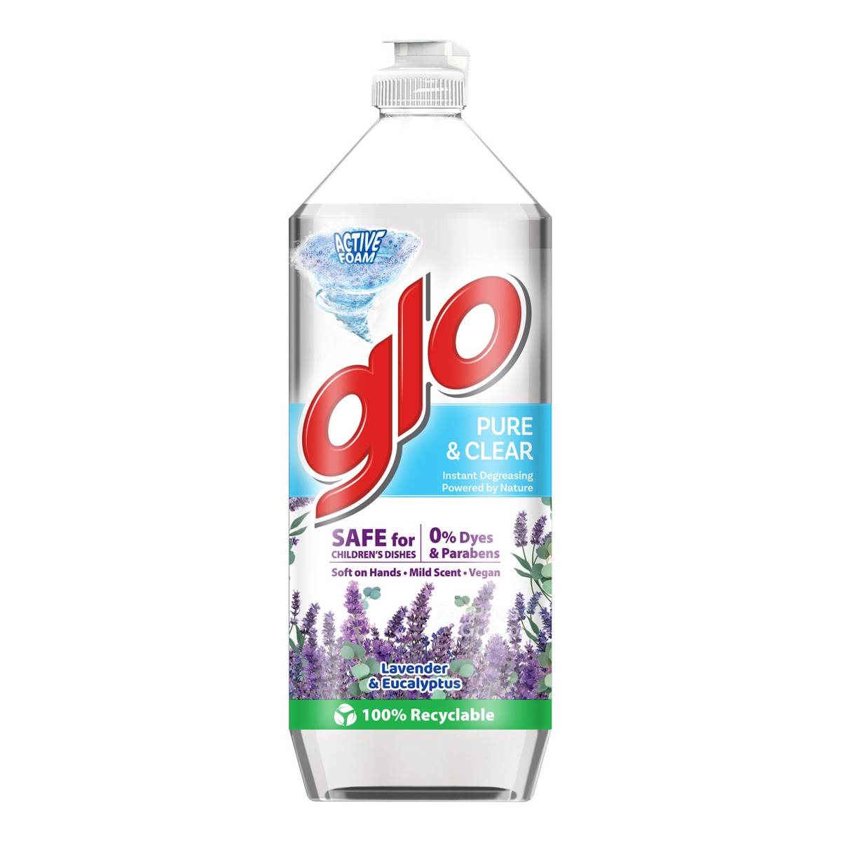 Glo Dishwashing Liquid - Pure & Clear (Lavender) | NTUC FairPrice