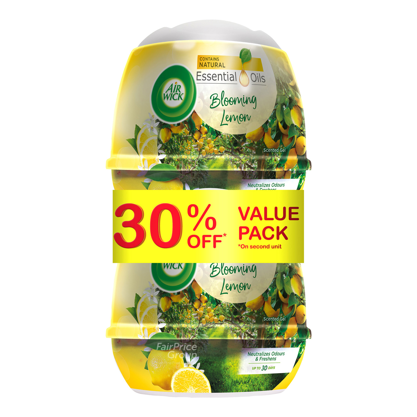 Air Wick Aroma Gel Cone Twin Pack - Lemon | NTUC FairPrice