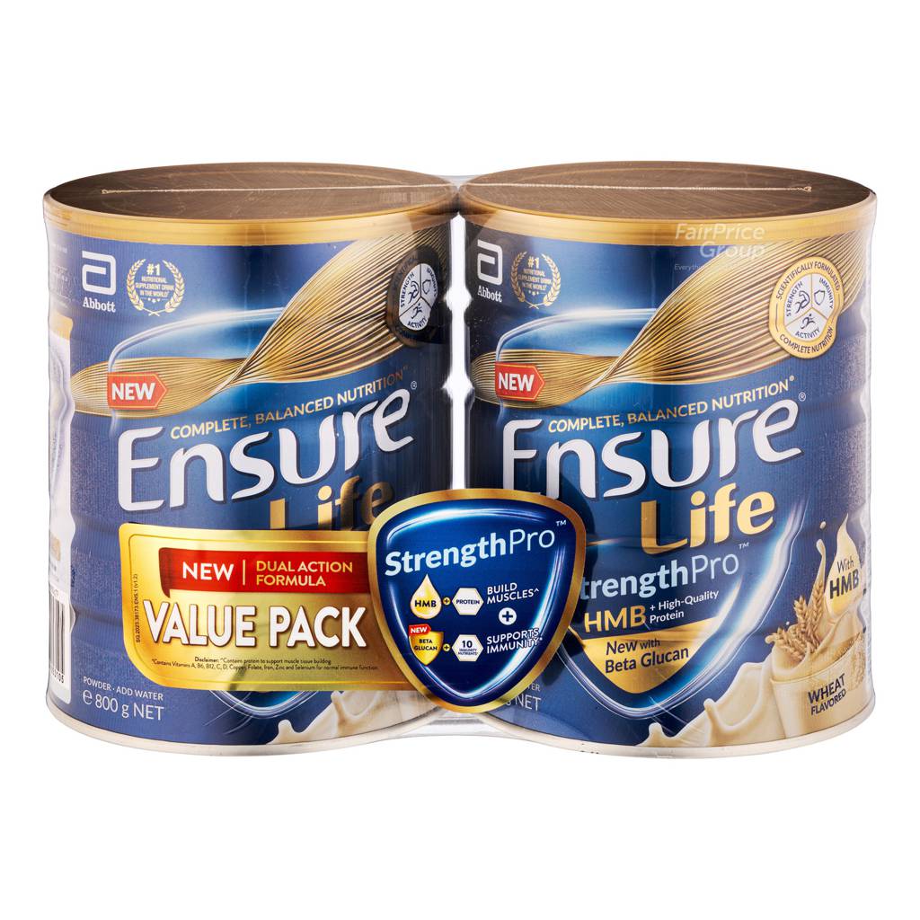 Abbott Ensure Life Strength Pro Milk Powder - Wheat (Twin Pack) | NTUC ...