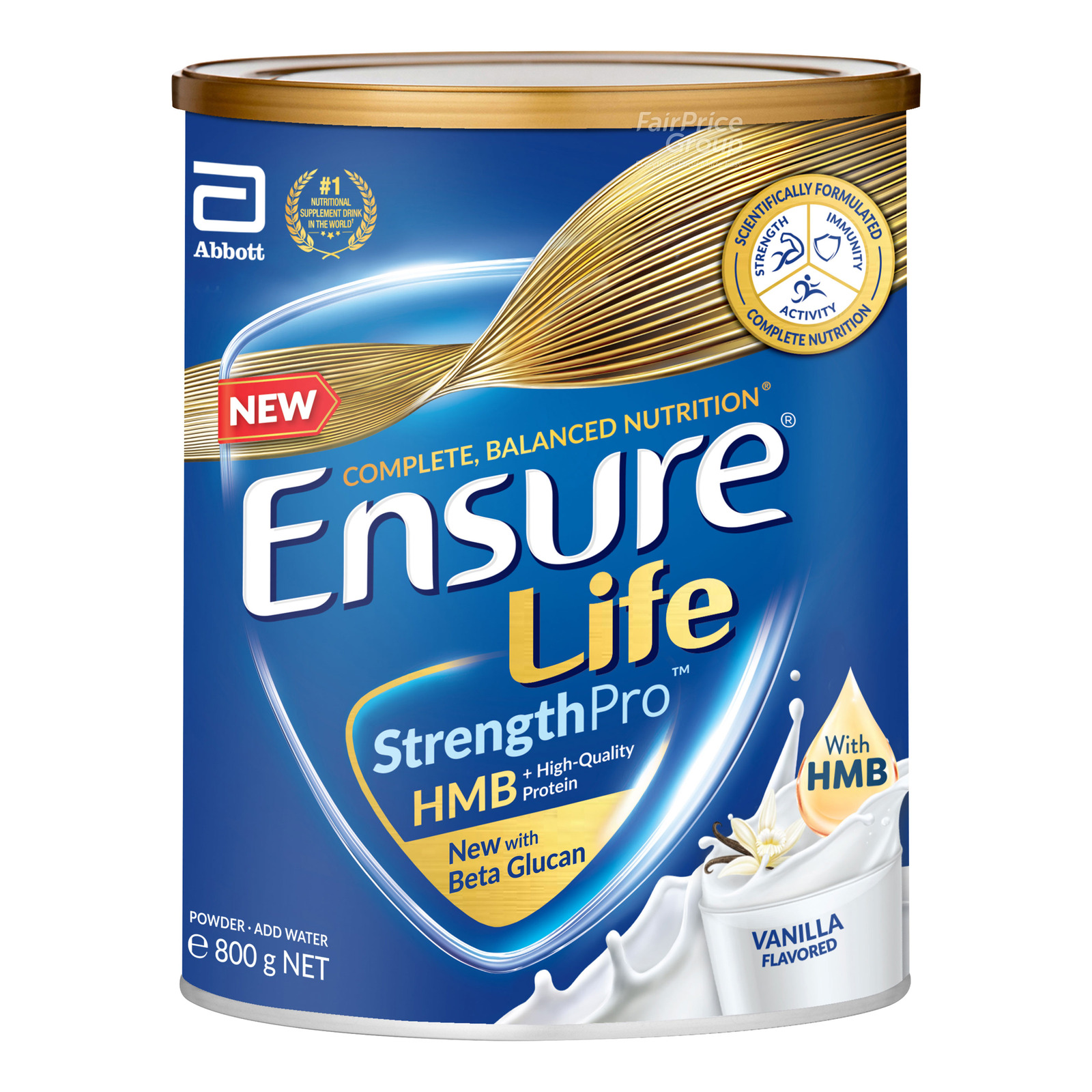 Abbott Ensure Life Strength Pro Milk Powder - Vanilla | NTUC FairPrice