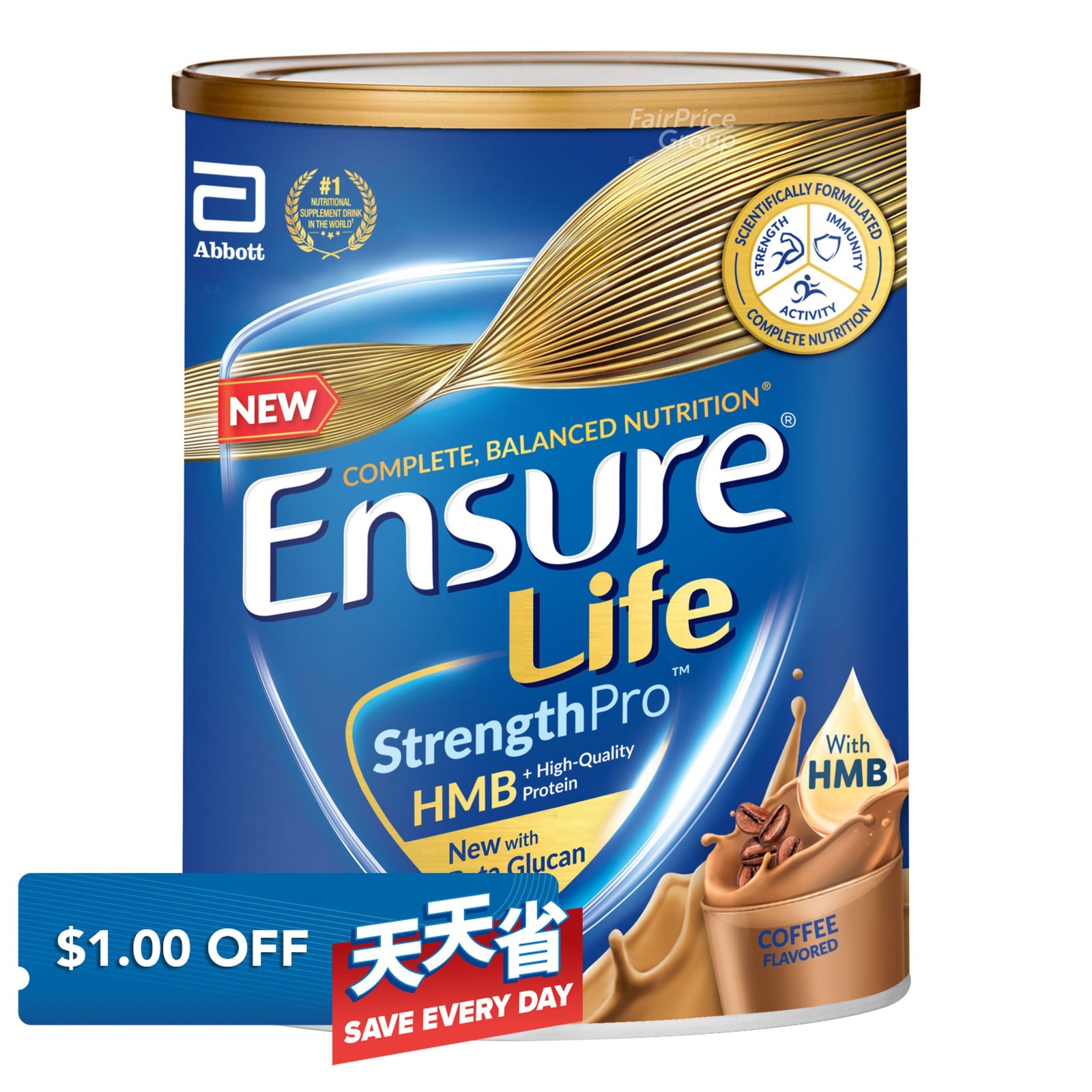 Abbott Ensure Life Strength Pro Milk Powder - Coffee | NTUC FairPrice