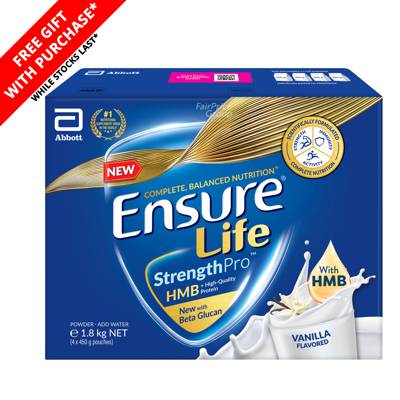 Abbott Ensure Life Strength Pro Milk Powder - Vanilla | NTUC FairPrice