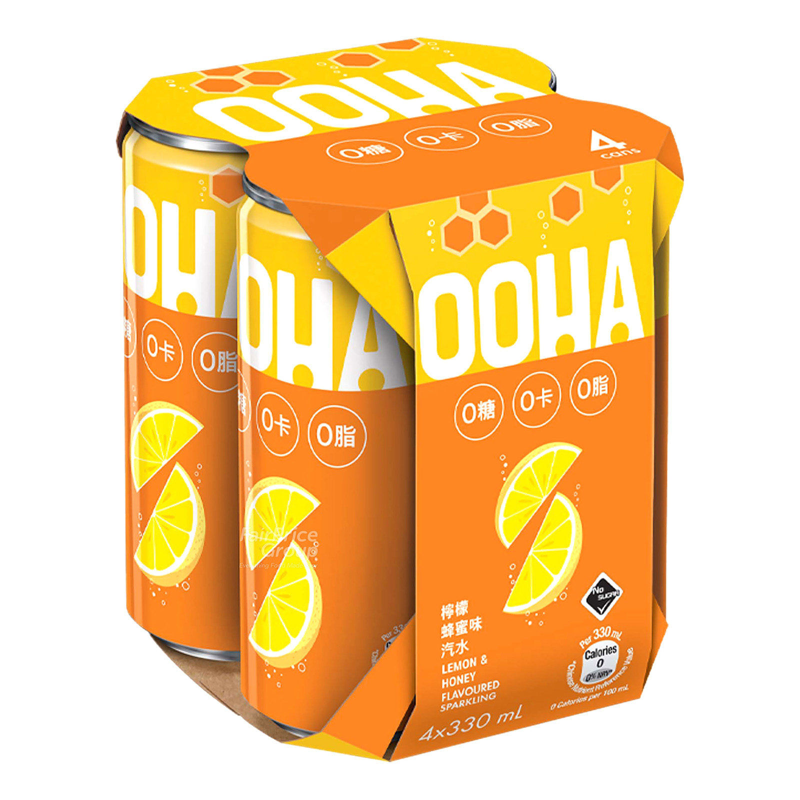 Ooha Sparkling Drink - Lemon & Honey | NTUC FairPrice