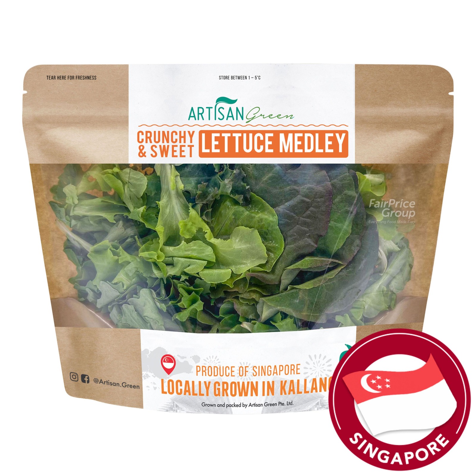 Artisan Green Lettuce Medley | NTUC FairPrice