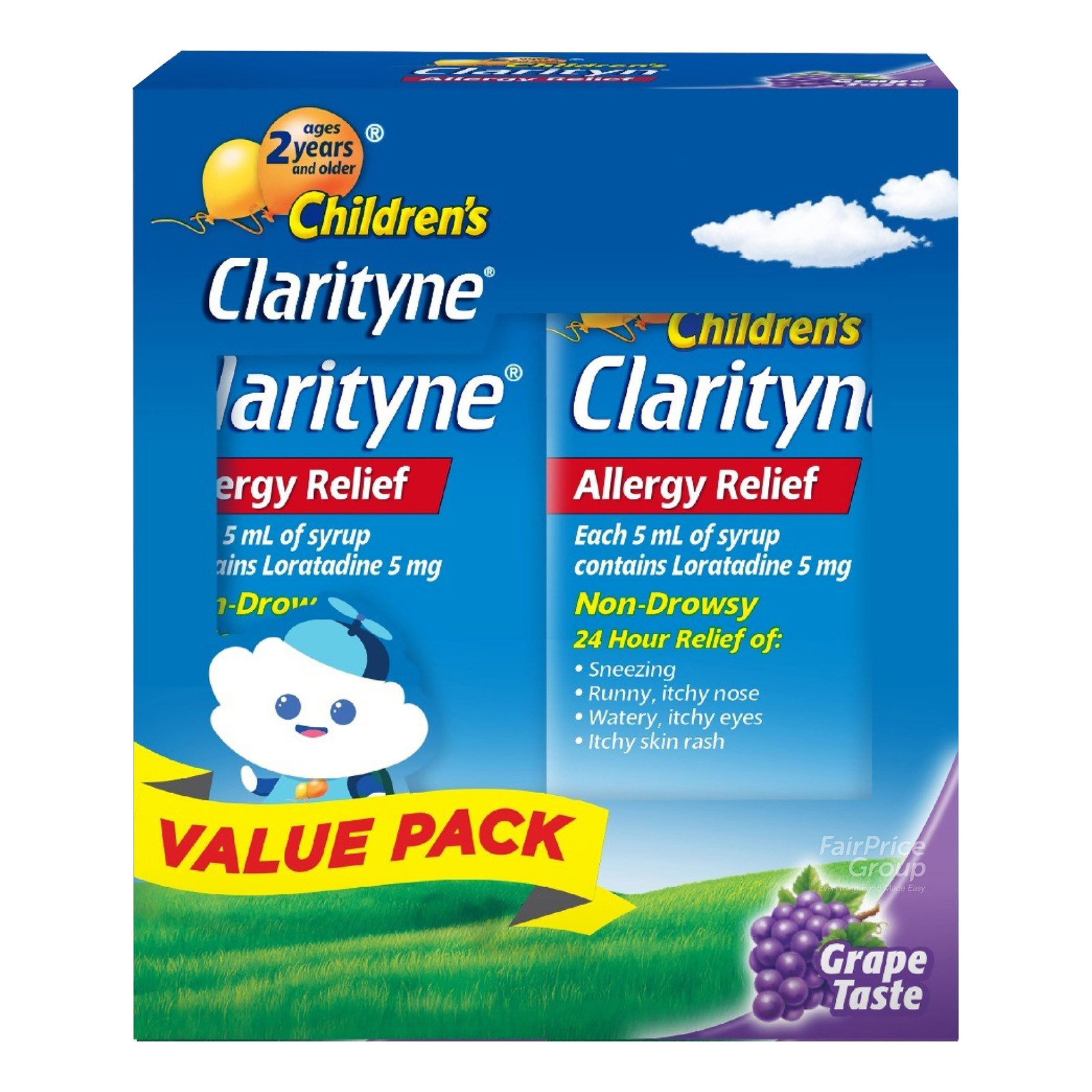 Children's Clarityn - Allergy Relief (Grape) | NTUC FairPrice