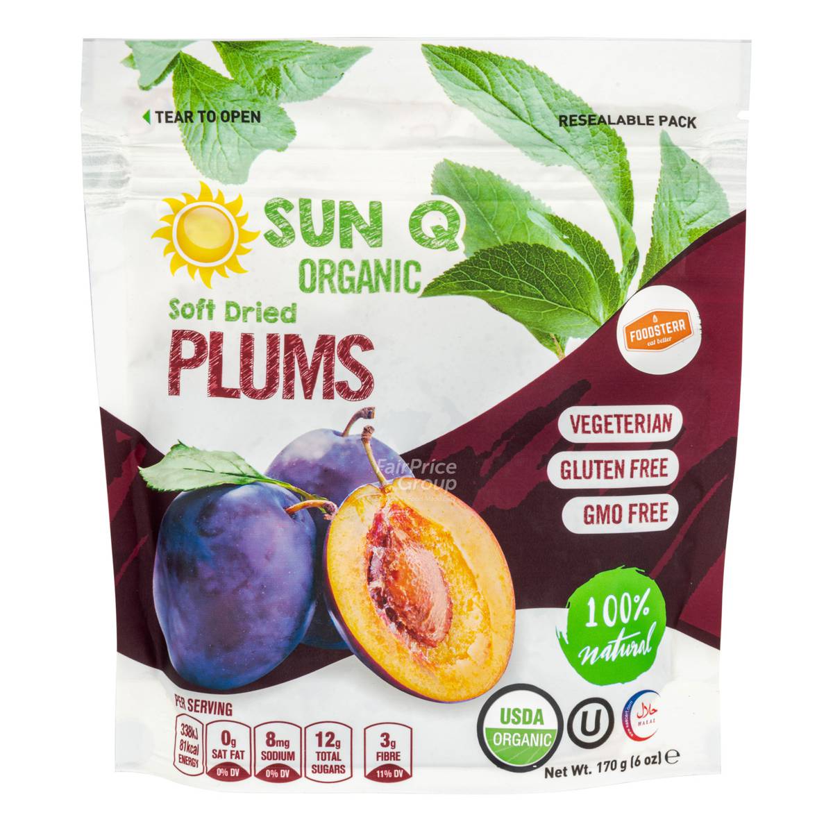 Sun Q Organic Soft Dried Plums | NTUC FairPrice