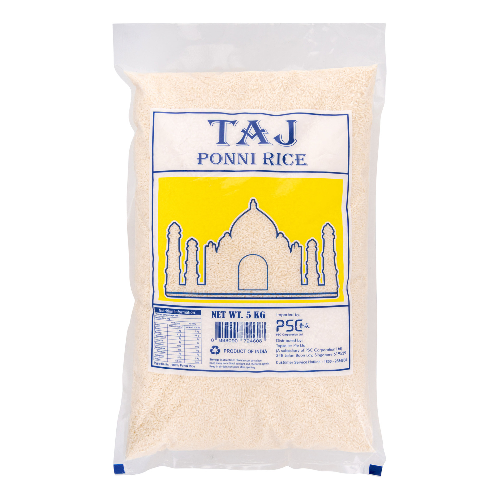Taj Ponni Rice | NTUC FairPrice