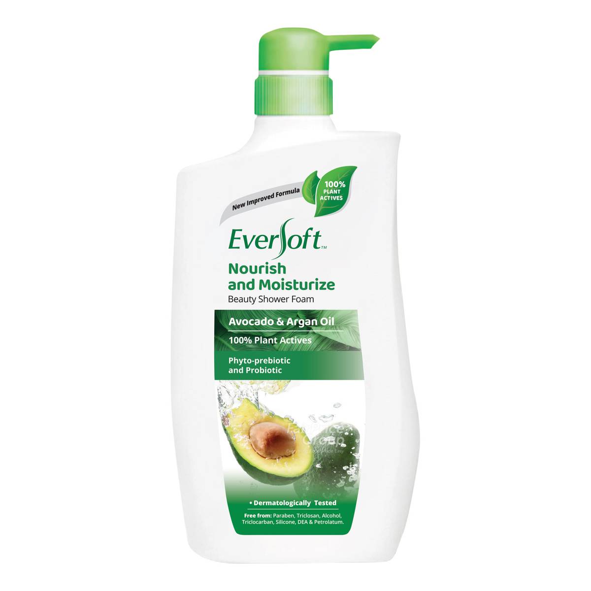 Eversoft Beauty Shower Foam - Avocado & Argan Oil | NTUC FairPrice