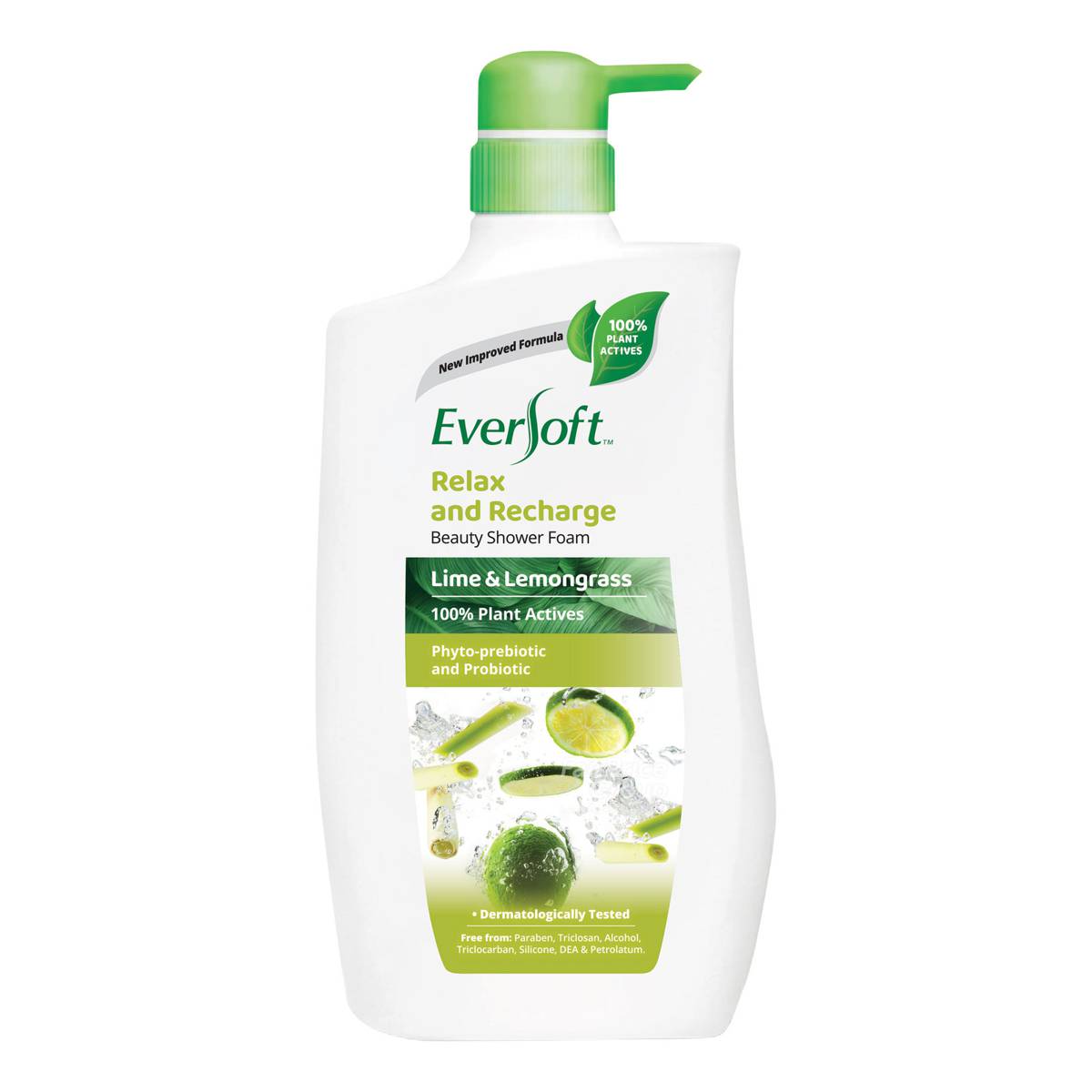 Eversoft Beauty Shower Foam - Lime & Lemongrass | NTUC FairPrice