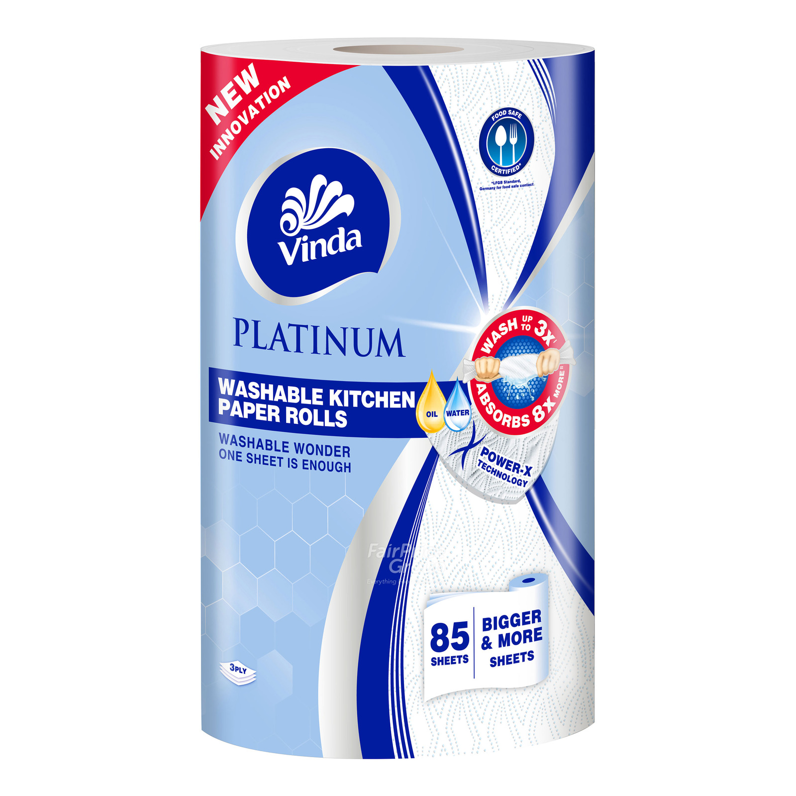 Vinda Platinum Washable Kitchen Paper Rolls | NTUC FairPrice
