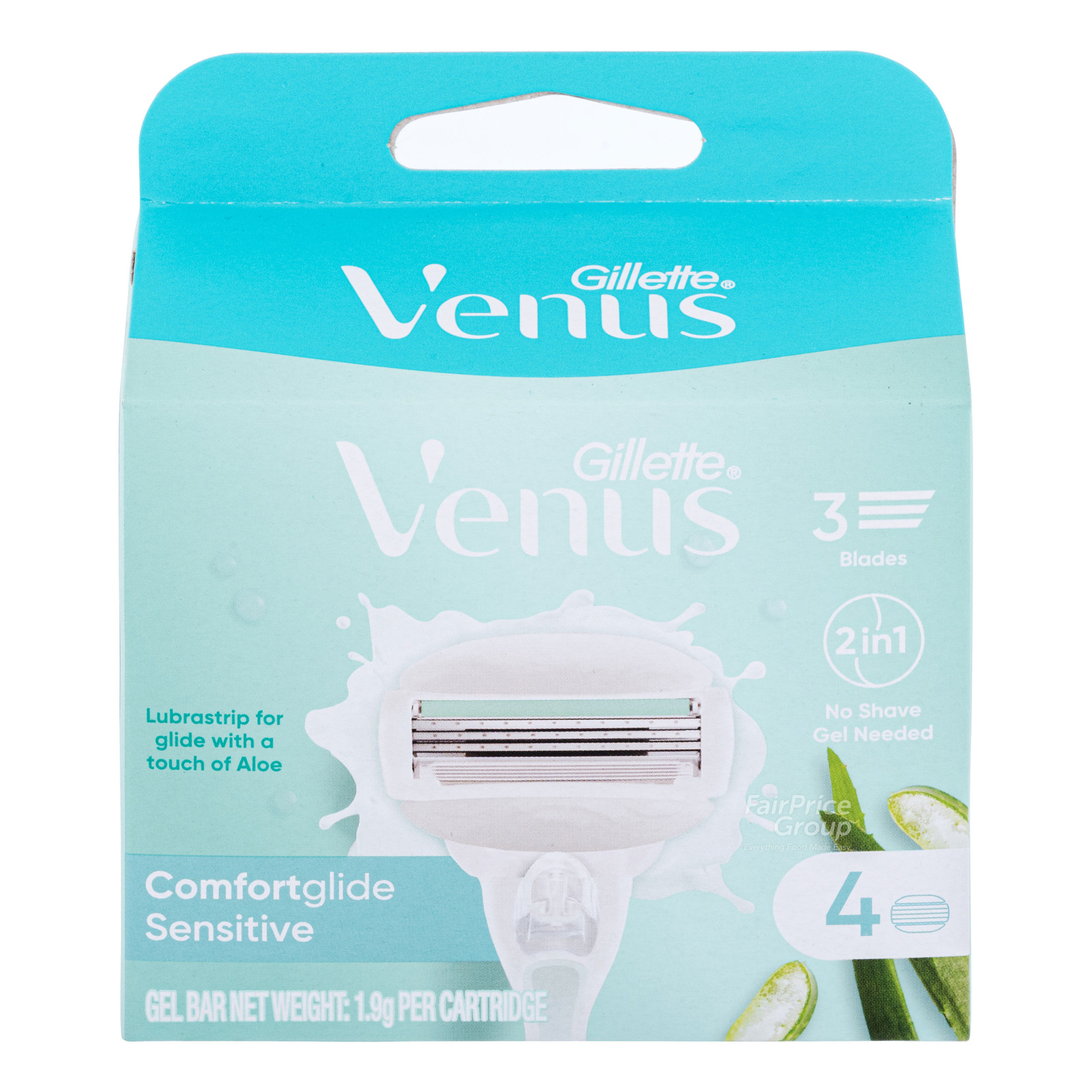 Gillette Venus Catridge Refill - Comfort Glide Sensitive | NTUC FairPrice