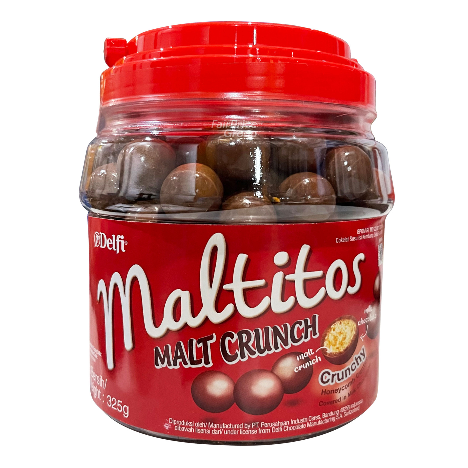 Delfi Maltitos Chocolate - Malt Crunch | NTUC FairPrice