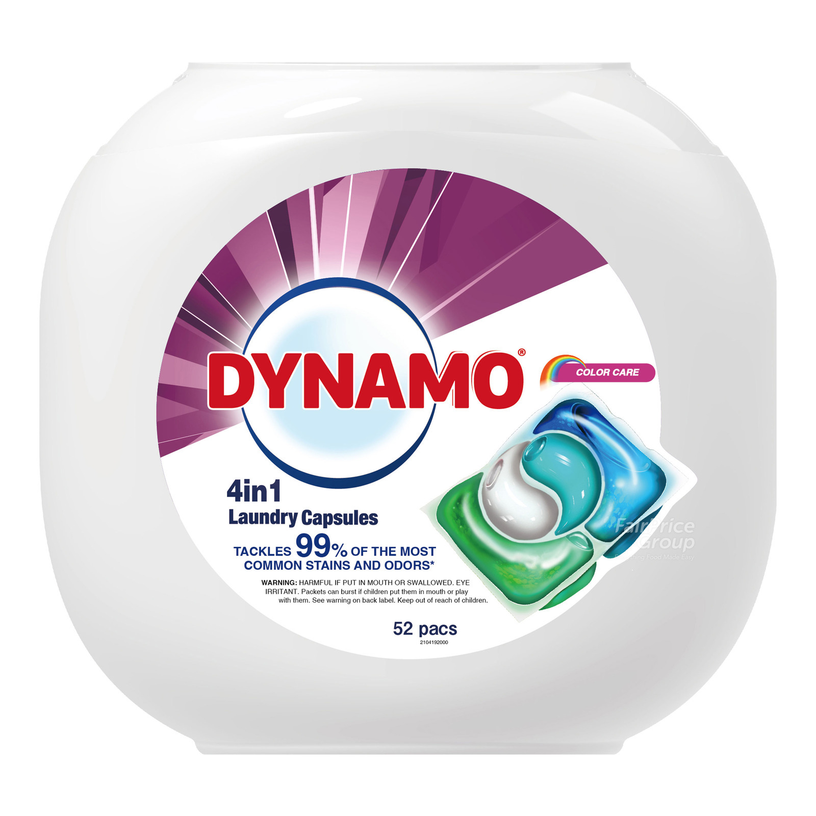 Dynamo 4in1 Laundry Capsules - Color Care | NTUC FairPrice