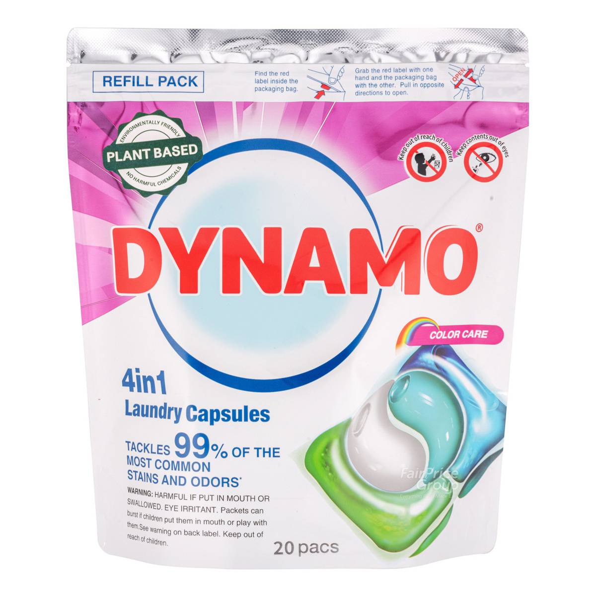 Dynamo 4in1 Laundry Capsules Refill - Color Care | NTUC FairPrice