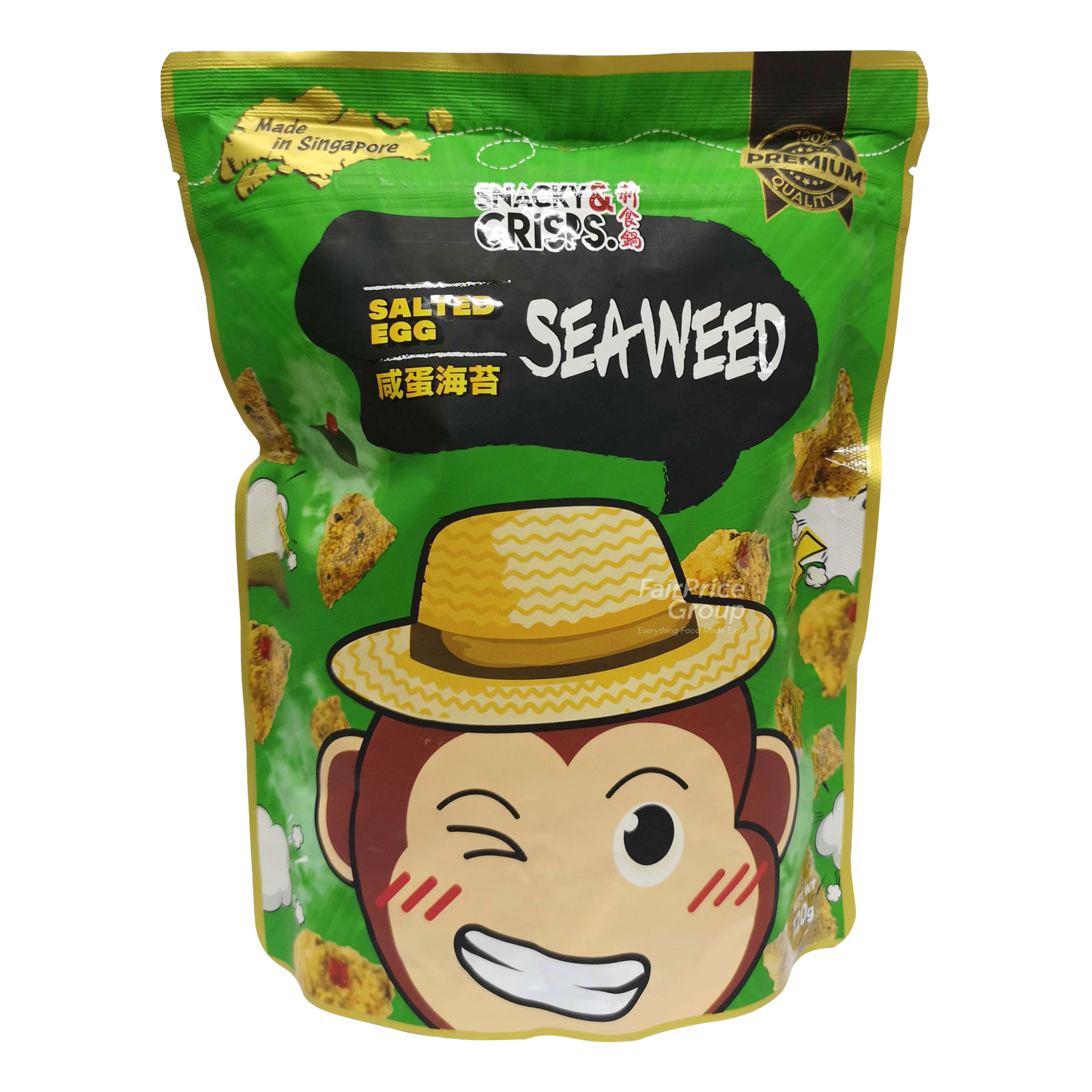 Snacky & Crisps Salted Egg - Seaweed | NTUC FairPrice
