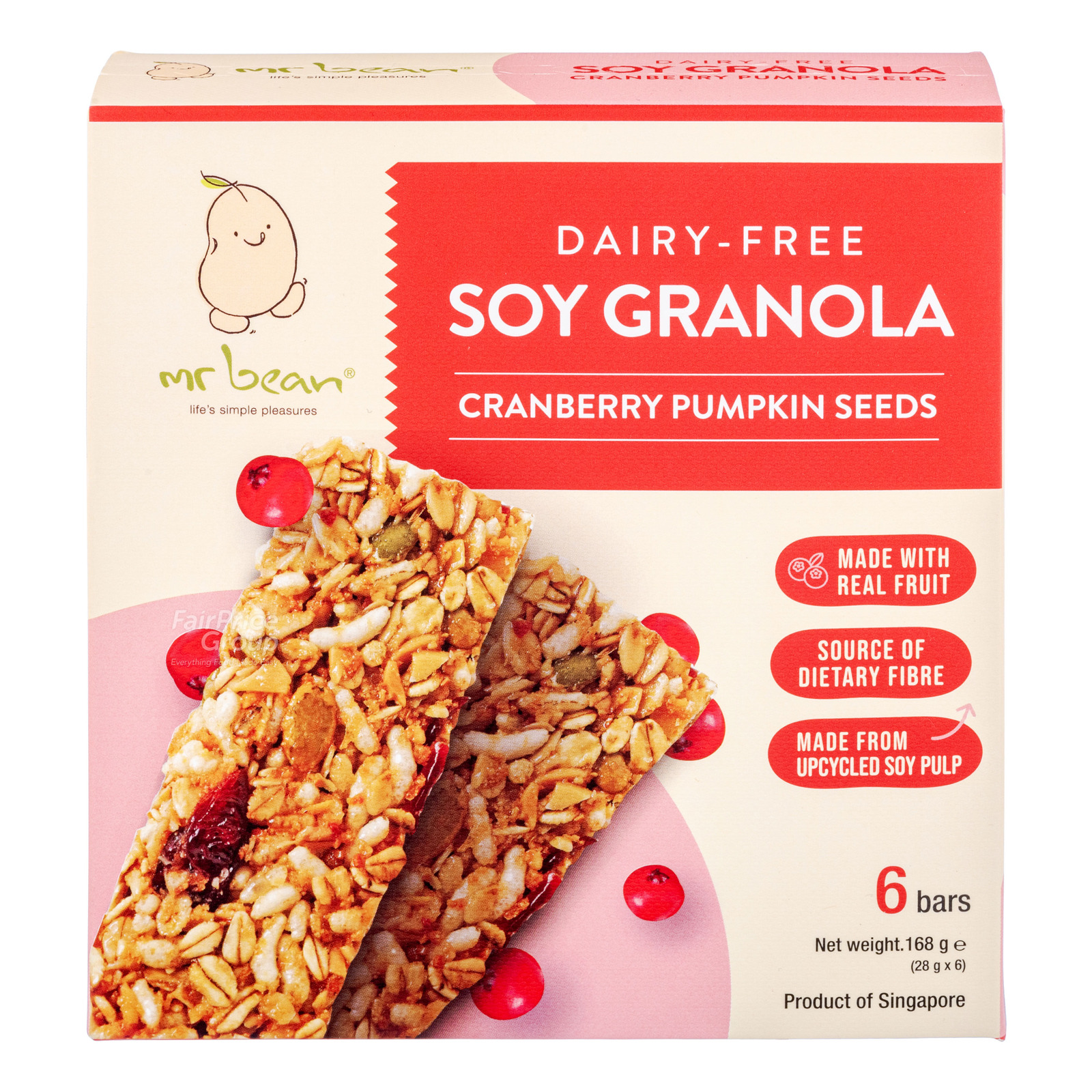 Mr Bean Soy Granola - Cranberry Pumpkin Seeds | NTUC FairPrice