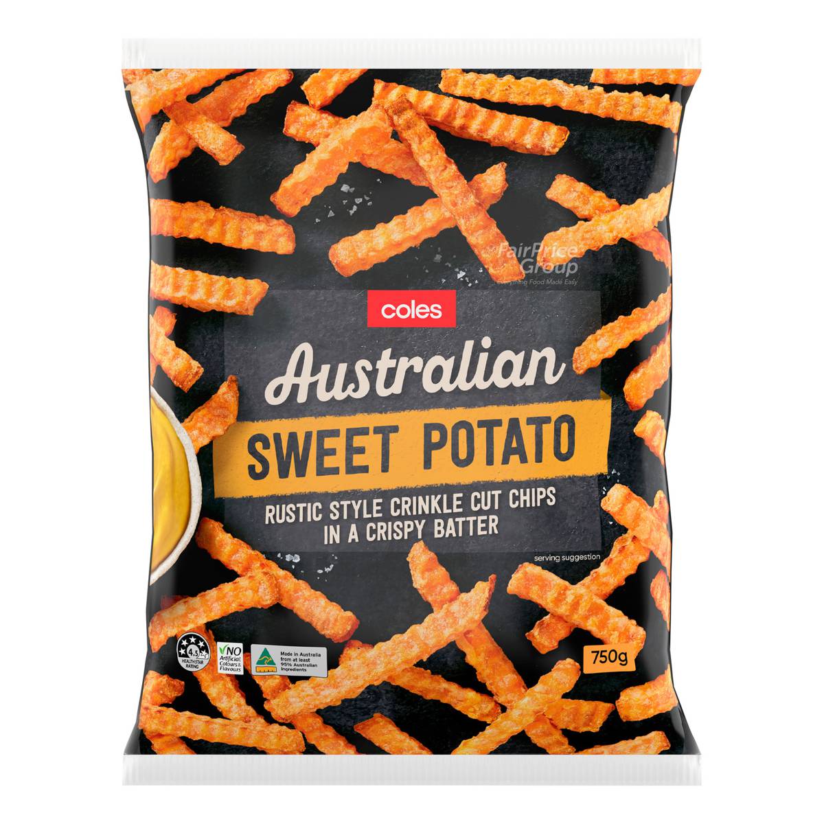 Coles Sweet Potato Fries - Crinkle Cut | NTUC FairPrice