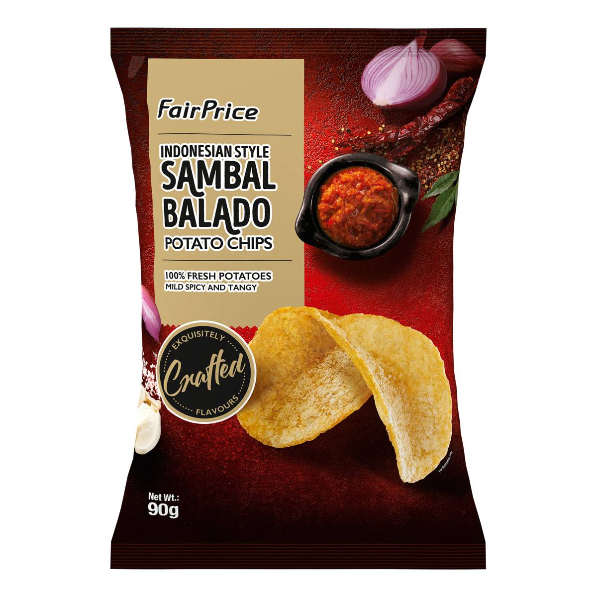 FairPrice Potato Chips - Indonesian Style Sambal Balado | NTUC FairPrice