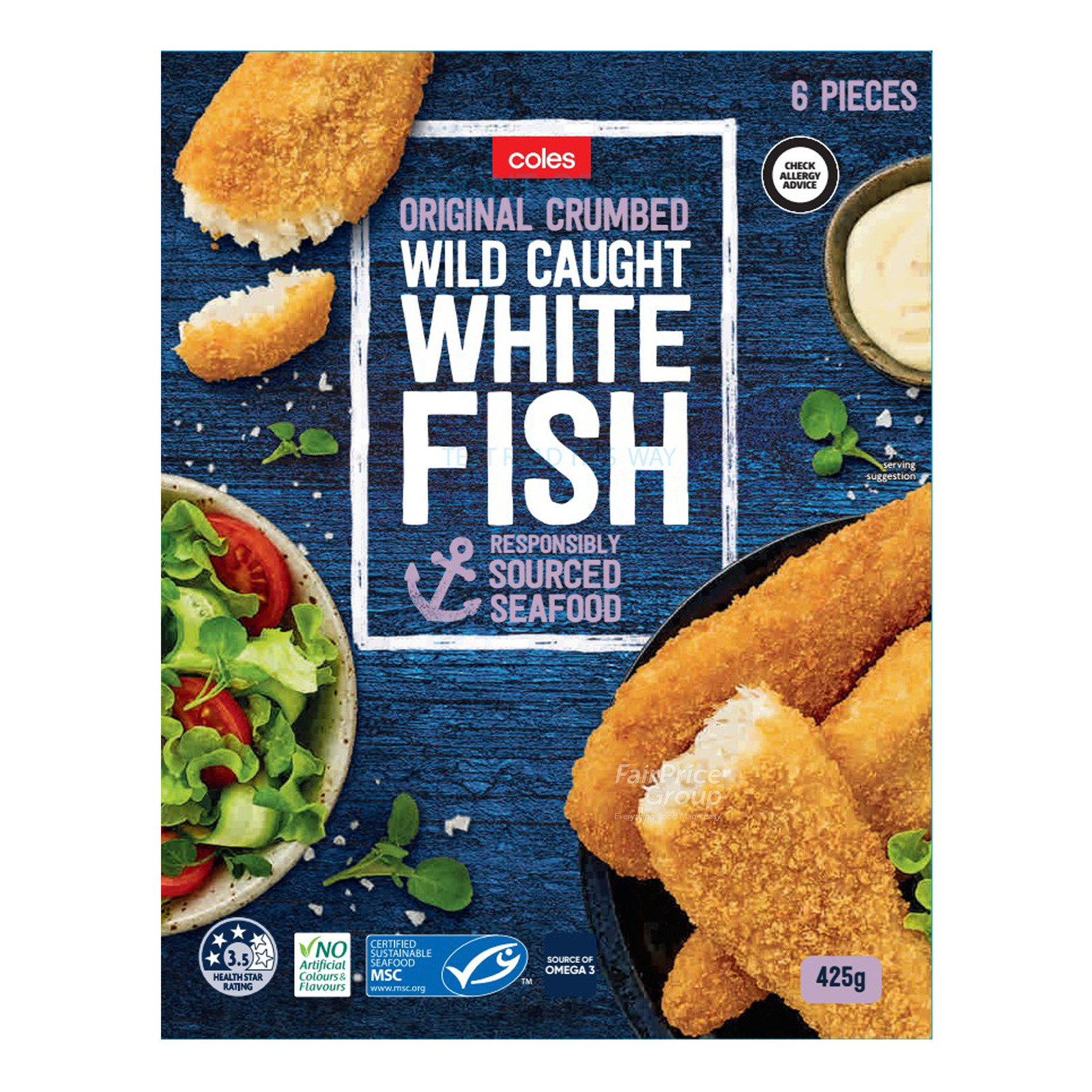 Coles Frozen Fish Fillet Crumbed | NTUC FairPrice