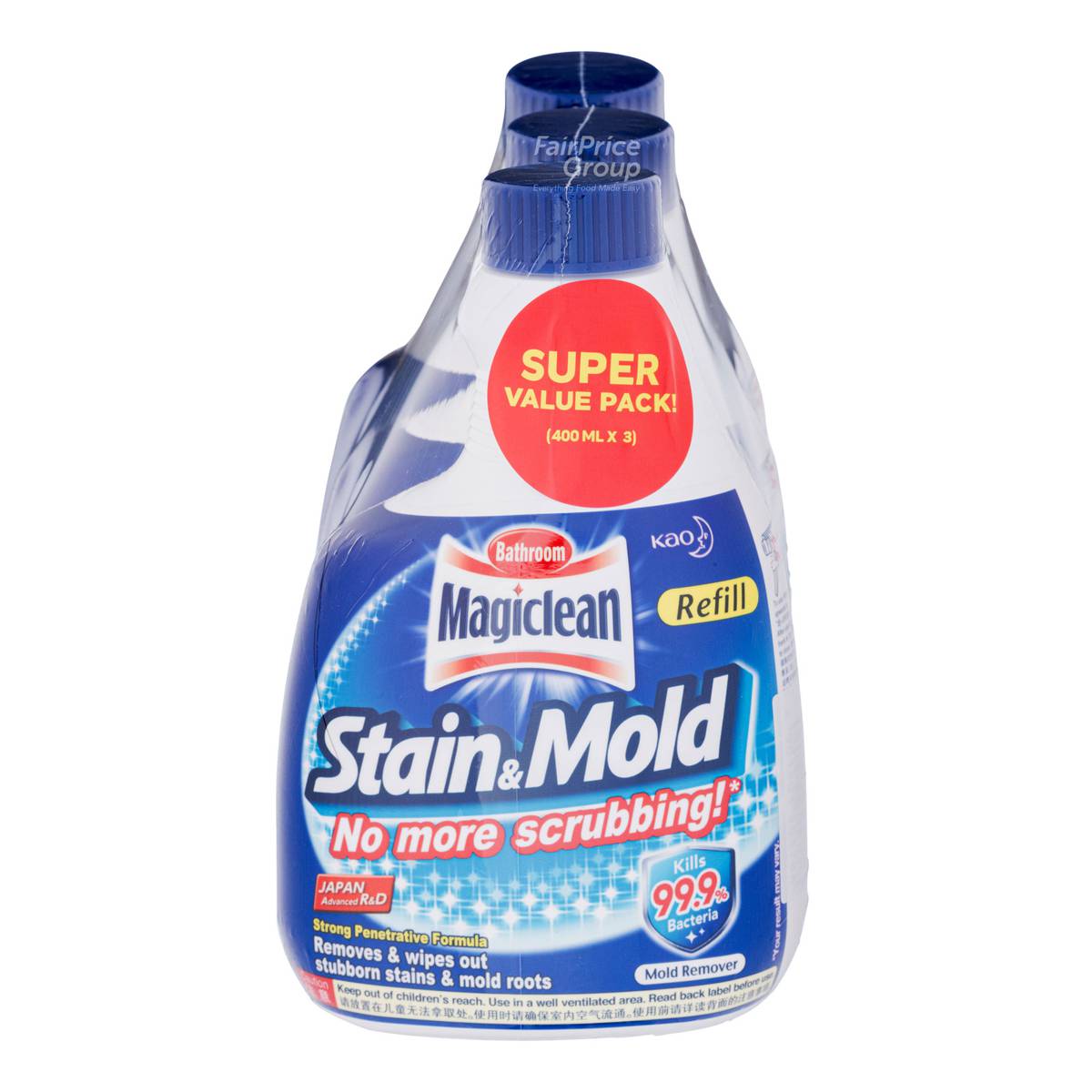 Magiclean Bathroom Stain & Mold Remover Refill | NTUC FairPrice
